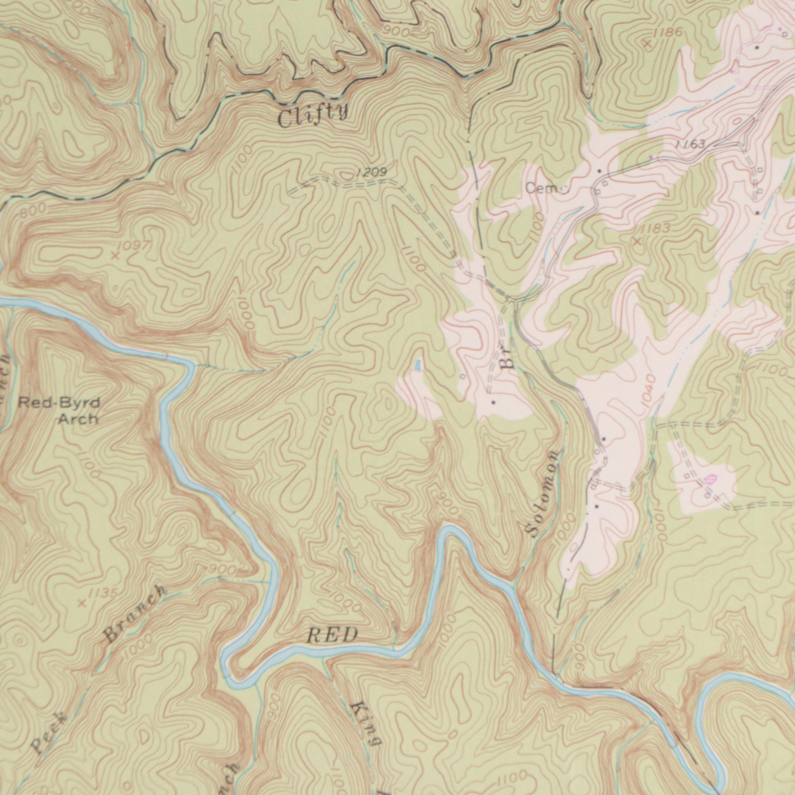 Color Lithograph Map "Land Between Lakes" and More Maps | EBTH