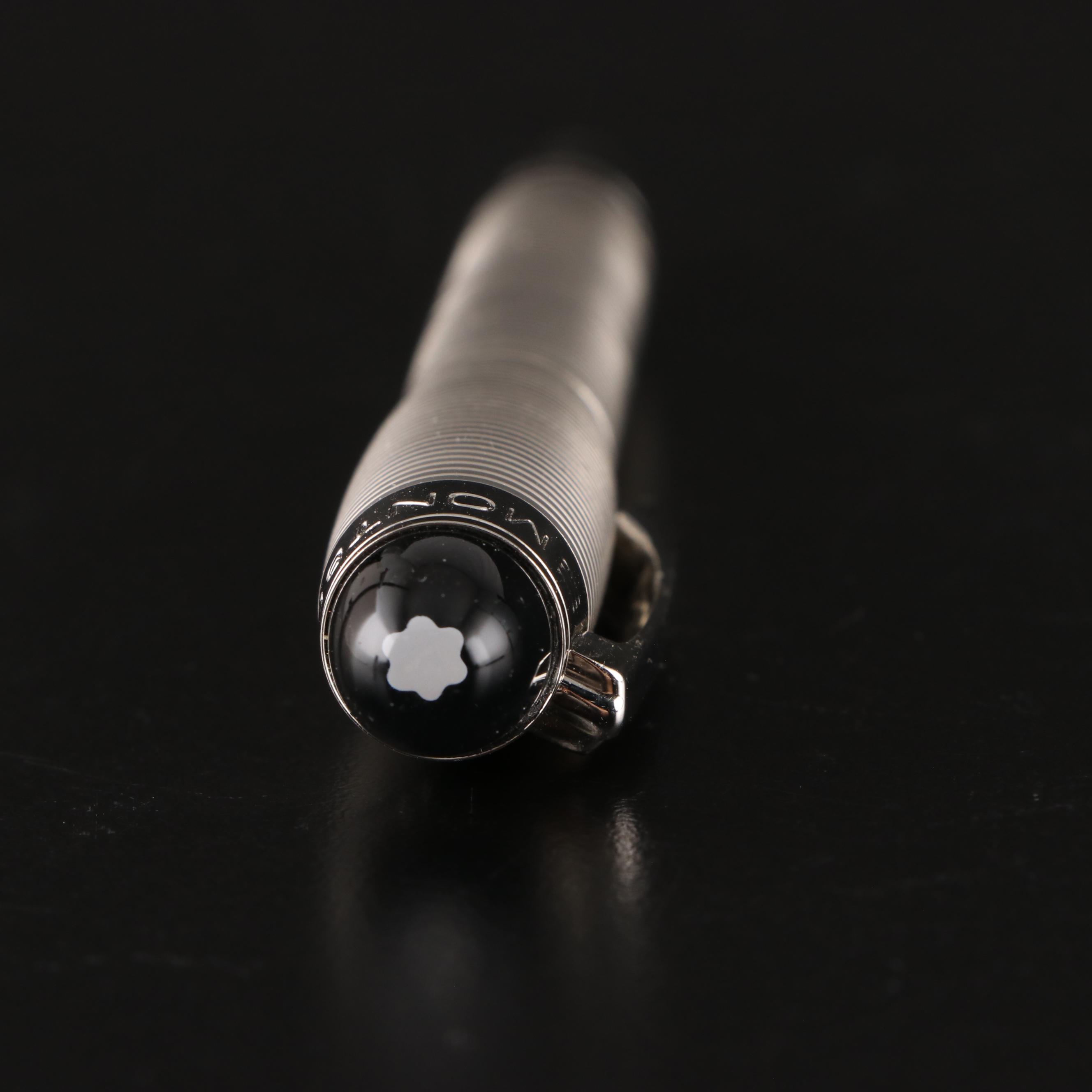 Montblanc "StarWalker" Ribbed Metal Rollerball Pen | EBTH