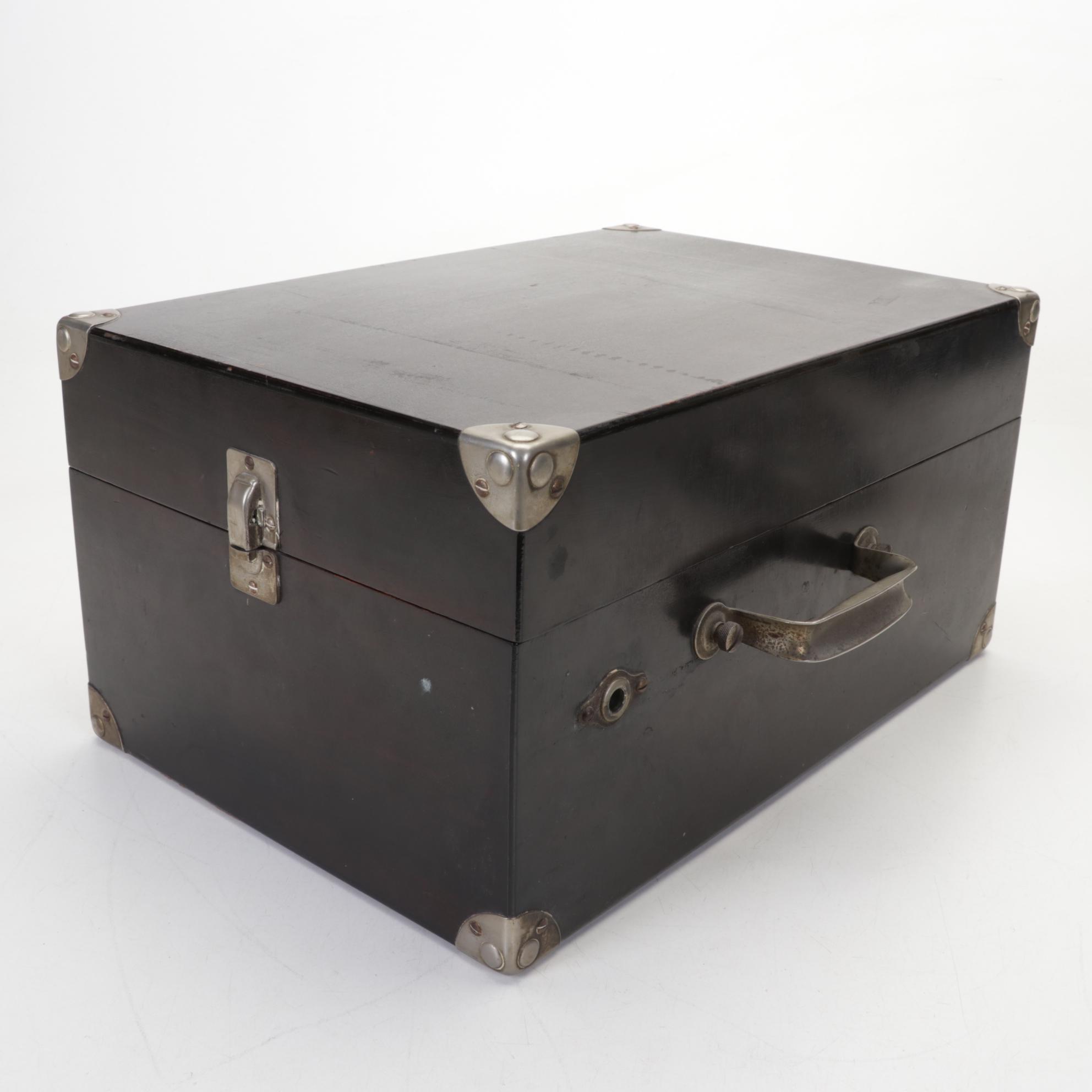 Victrola Talking Machine #2 with 78 Records and Rayo Oil Lamp with ...