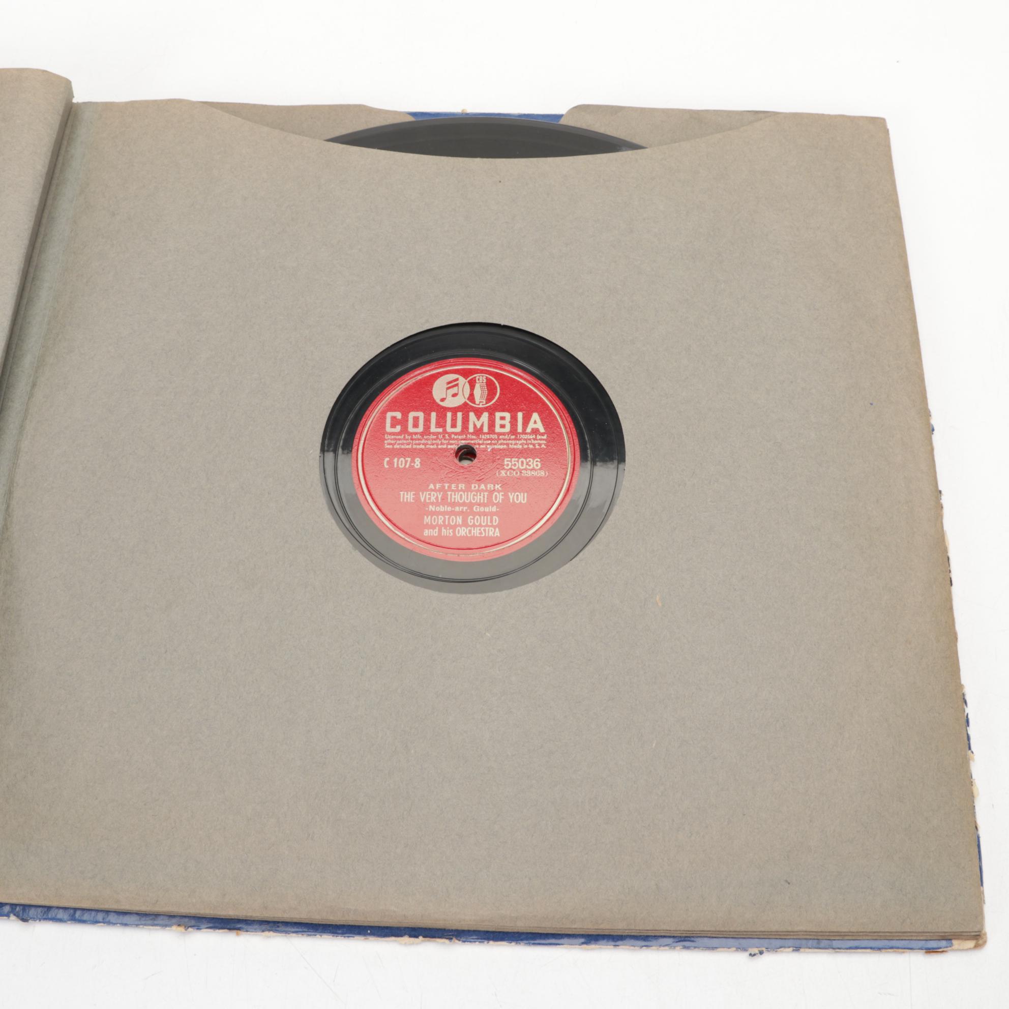 Victrola Talking Machine #2 with 78 Records and Rayo Oil Lamp with ...