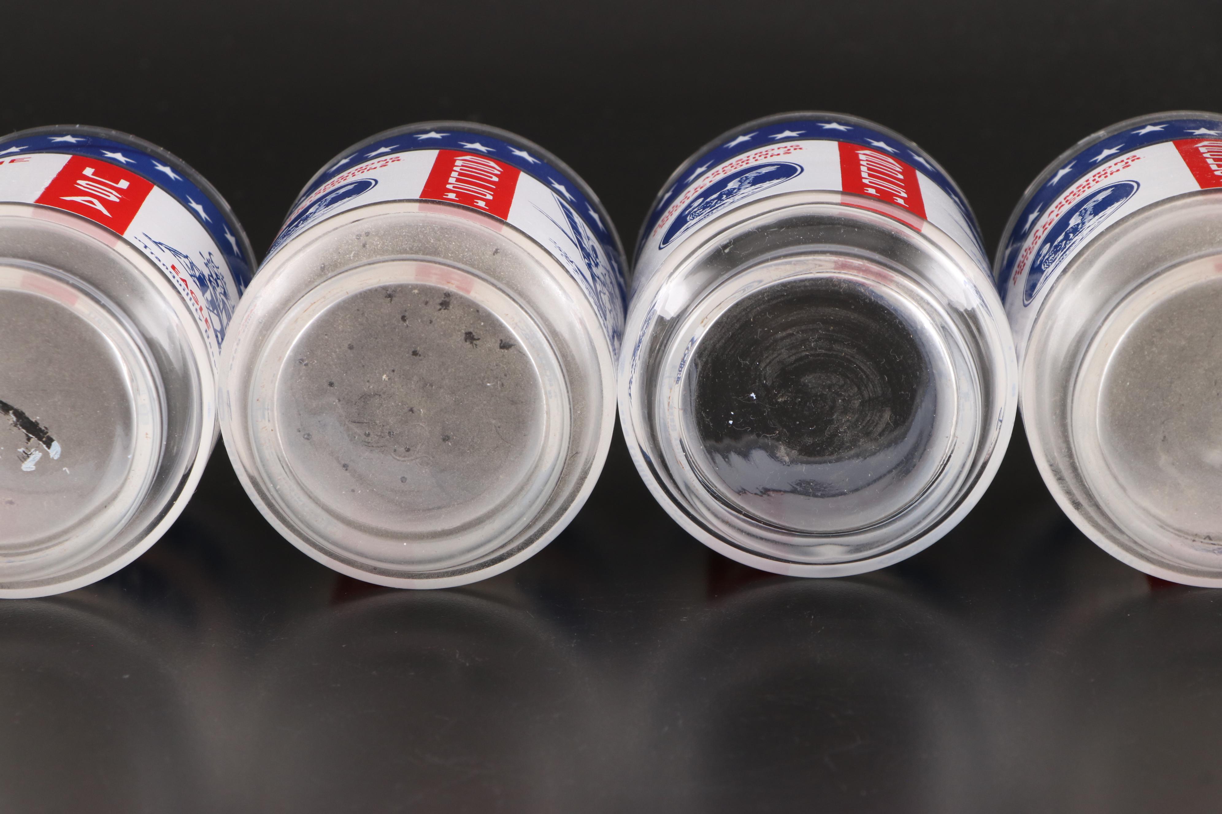 Libbey Apollo 11,13 and 14 Commemorative Glassware with NASA Postcards ...