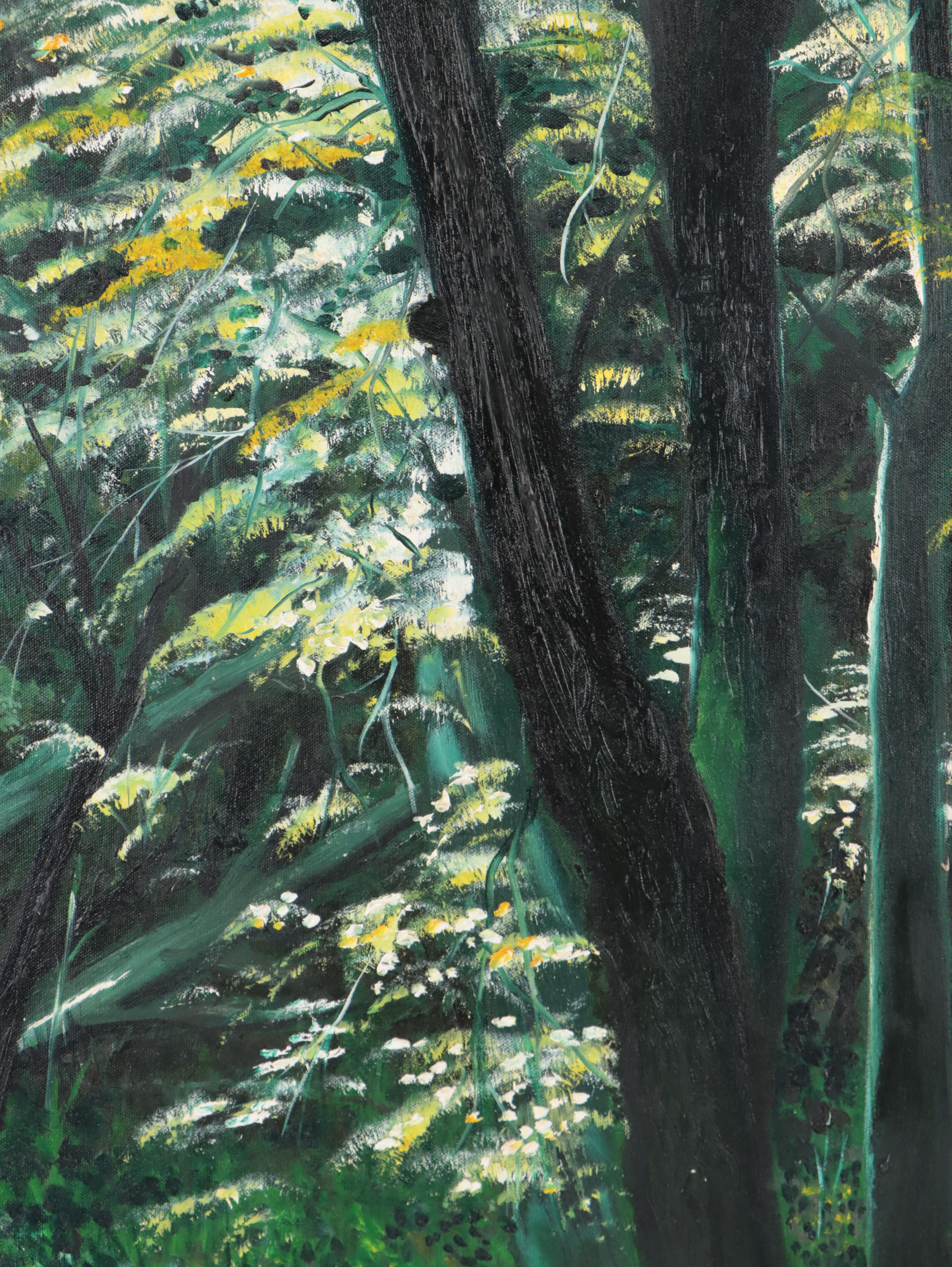 Oil Painting of Forest Landscape, 2001 | EBTH