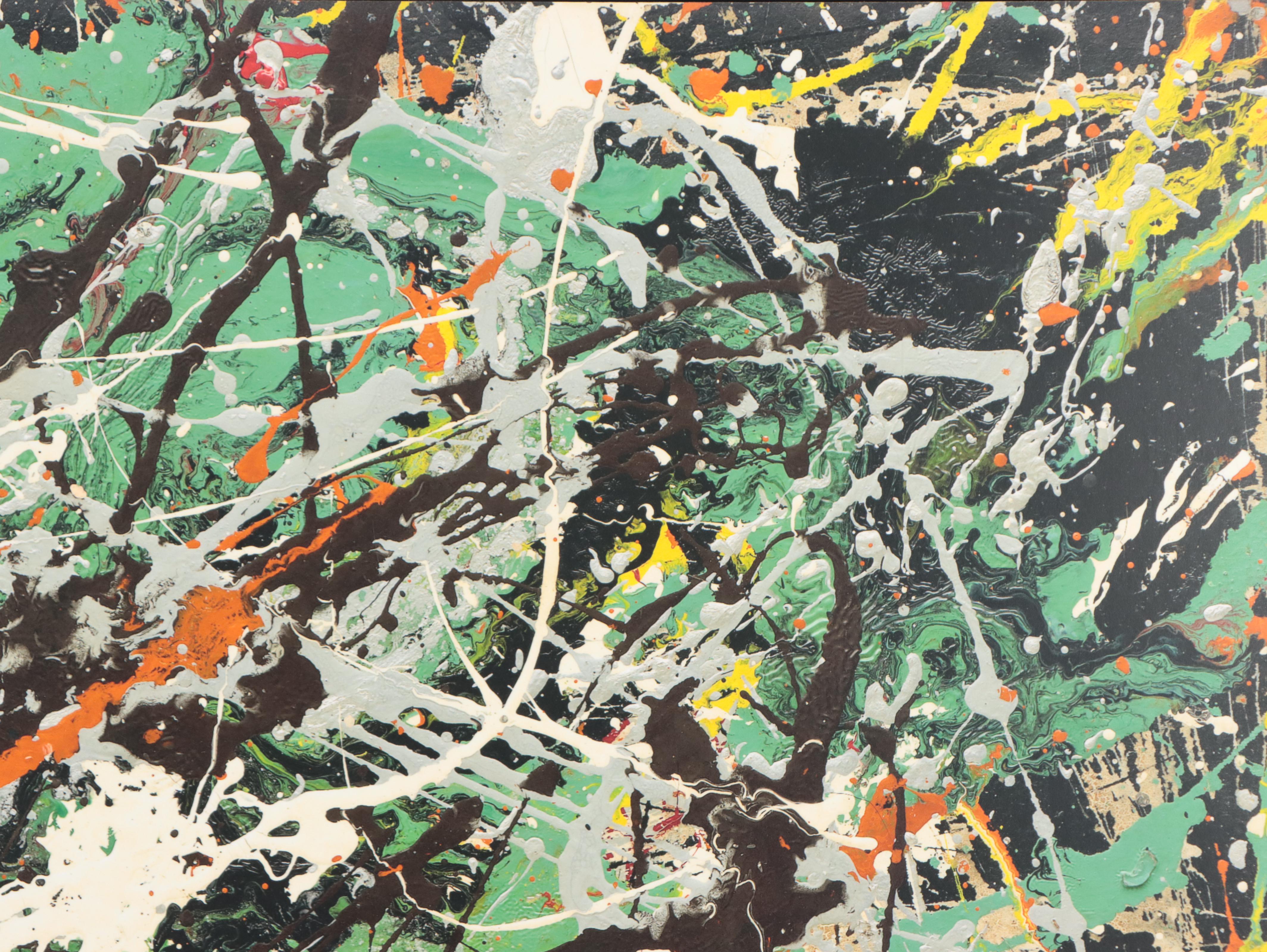 Offset Lithograph After Jackson Pollock "Green Silver" | EBTH