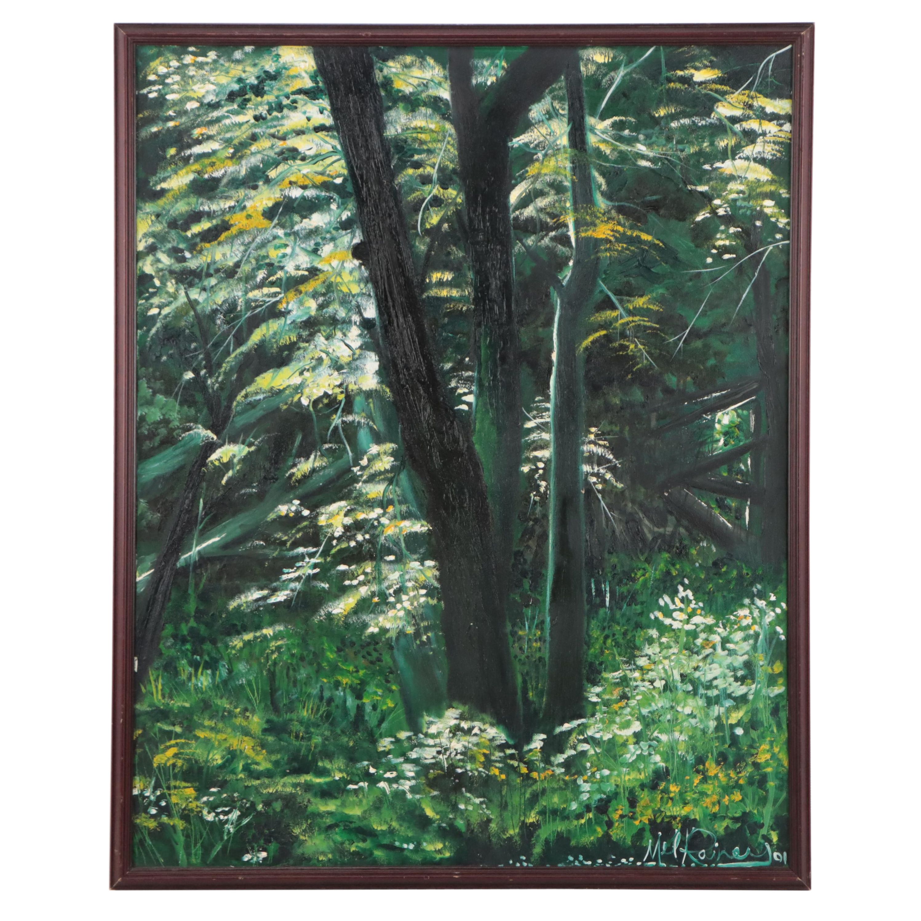 Oil Painting of Forest Landscape, 2001 | EBTH