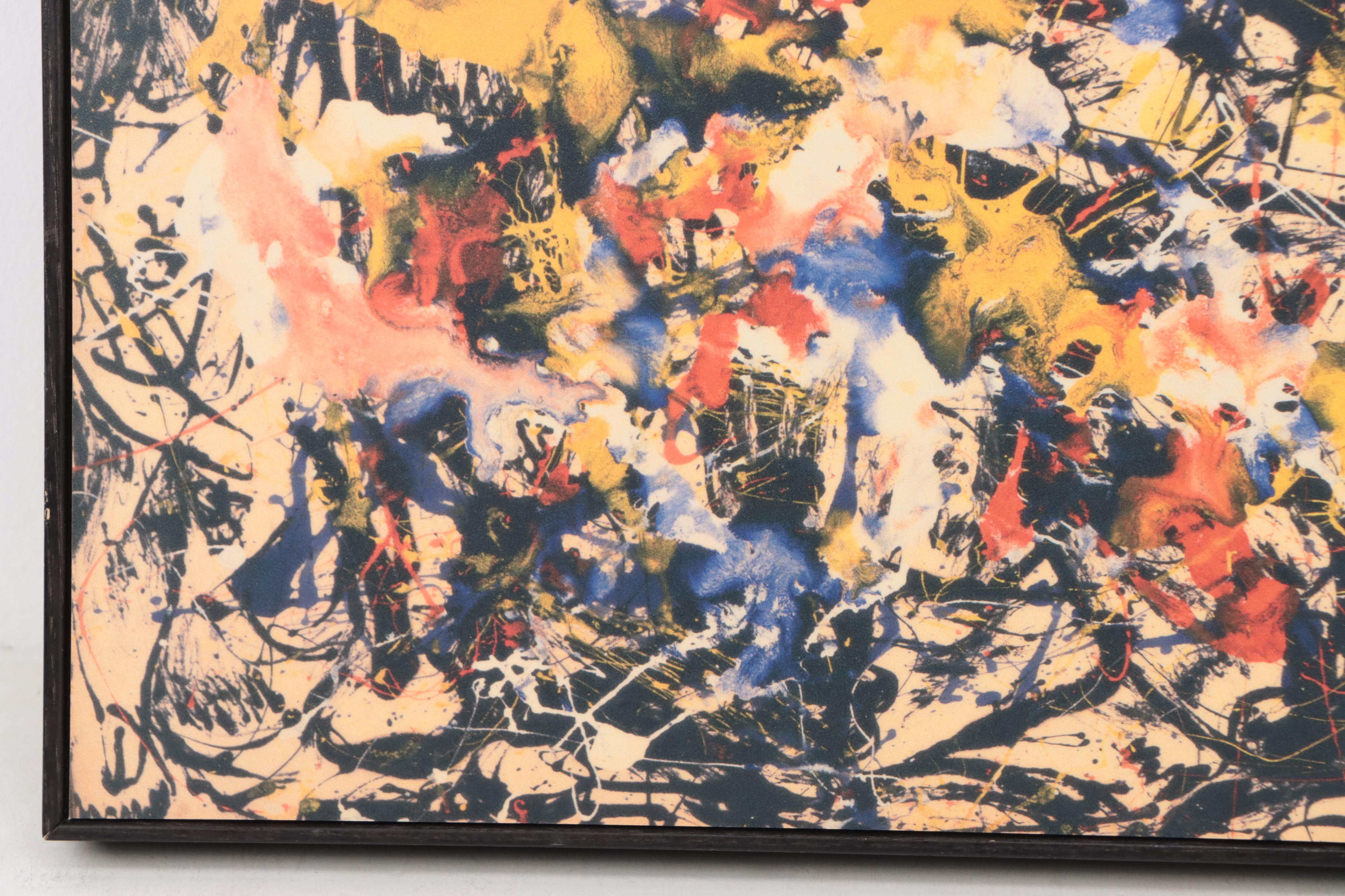 After Jackson Pollock Offset Lithograph "Convergence" | EBTH
