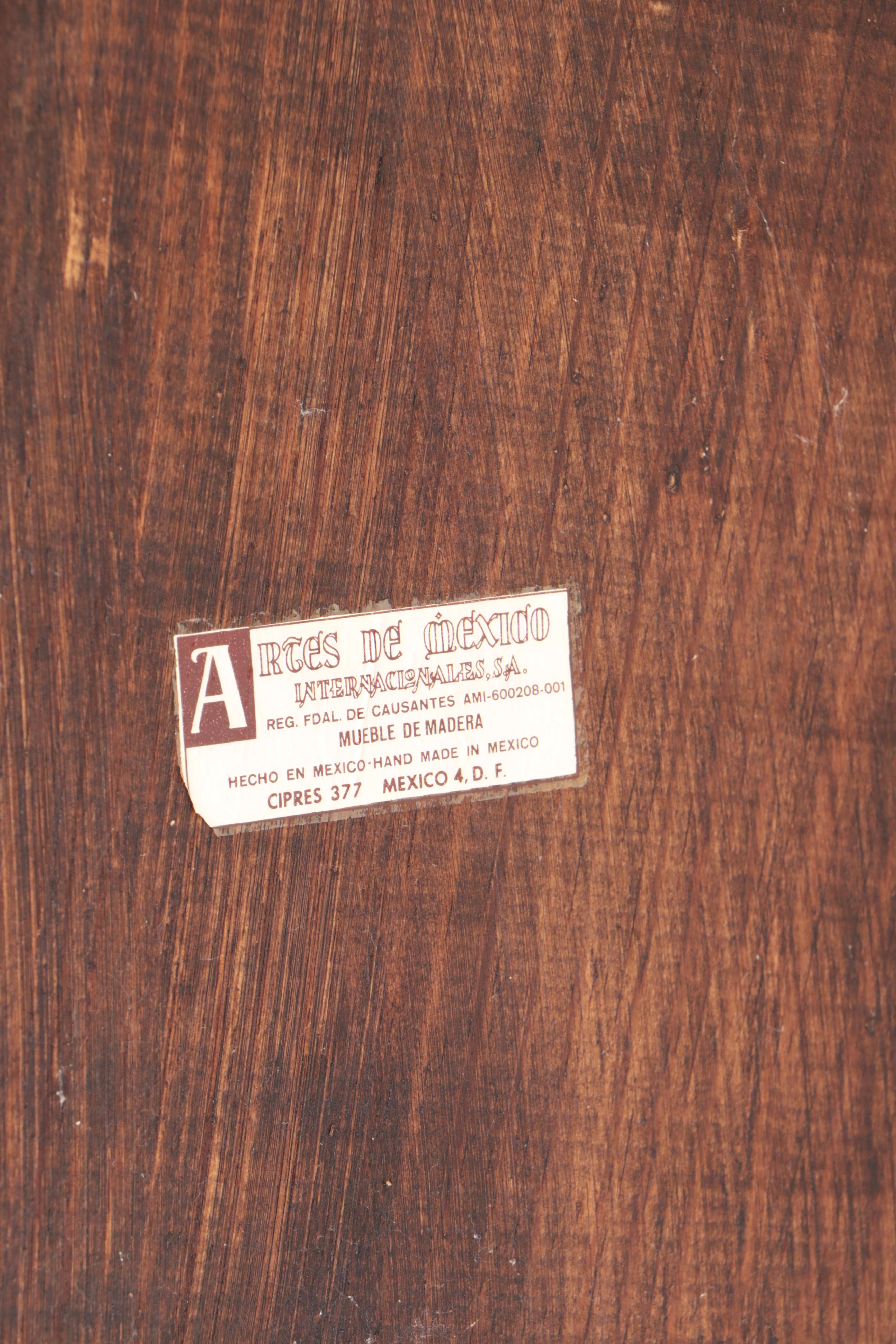 Spanish Colonial Style Chest with Front Bar Lock and Wrought Iron ...