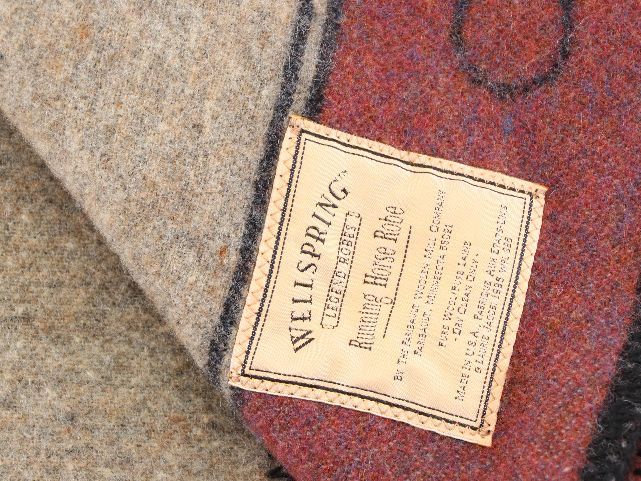 Wellspring Legend Robes by Faribault Woolen Mills Running Horse Robe Blanket | EBTH
