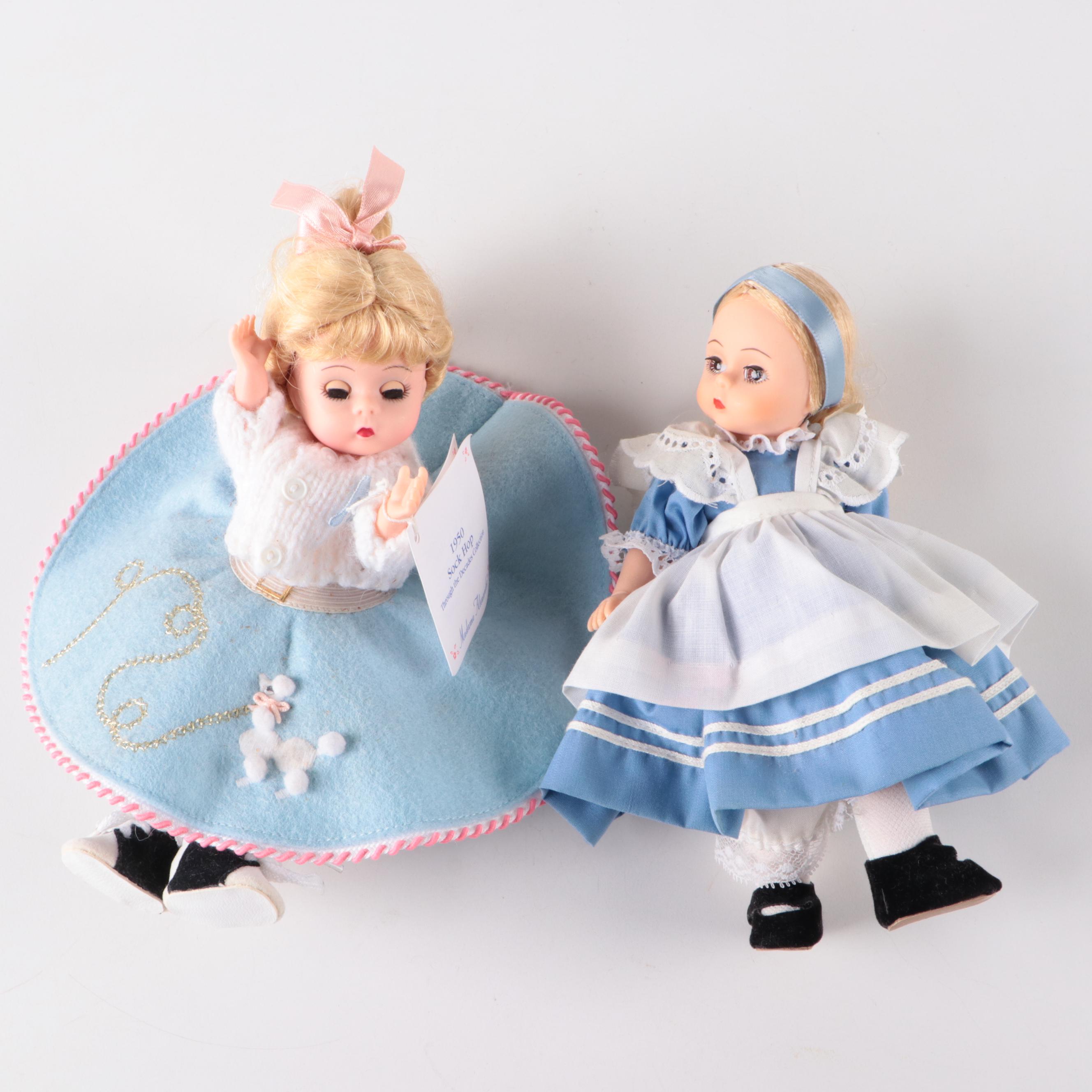 Madame Alexander Storybook Dolls Including Alice, Tinkerbell, Sleeping ...