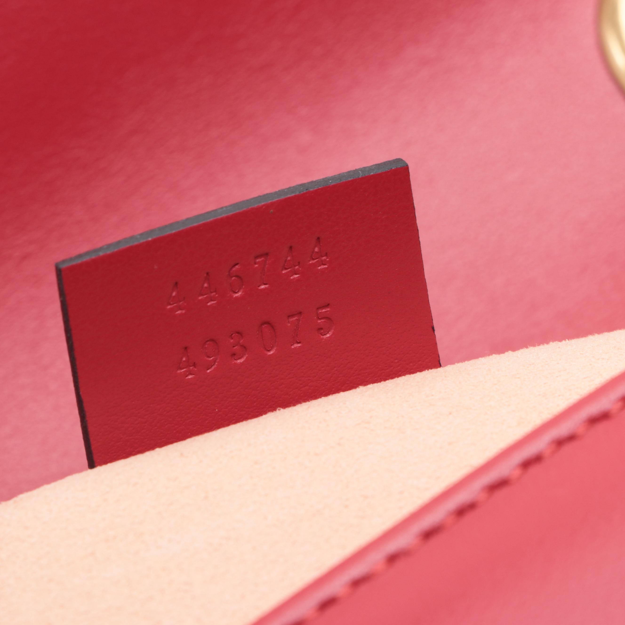 Gucci GG Marmont Mini Shoulder Flap Bag in Matelassé Chevron Leather | EBTH