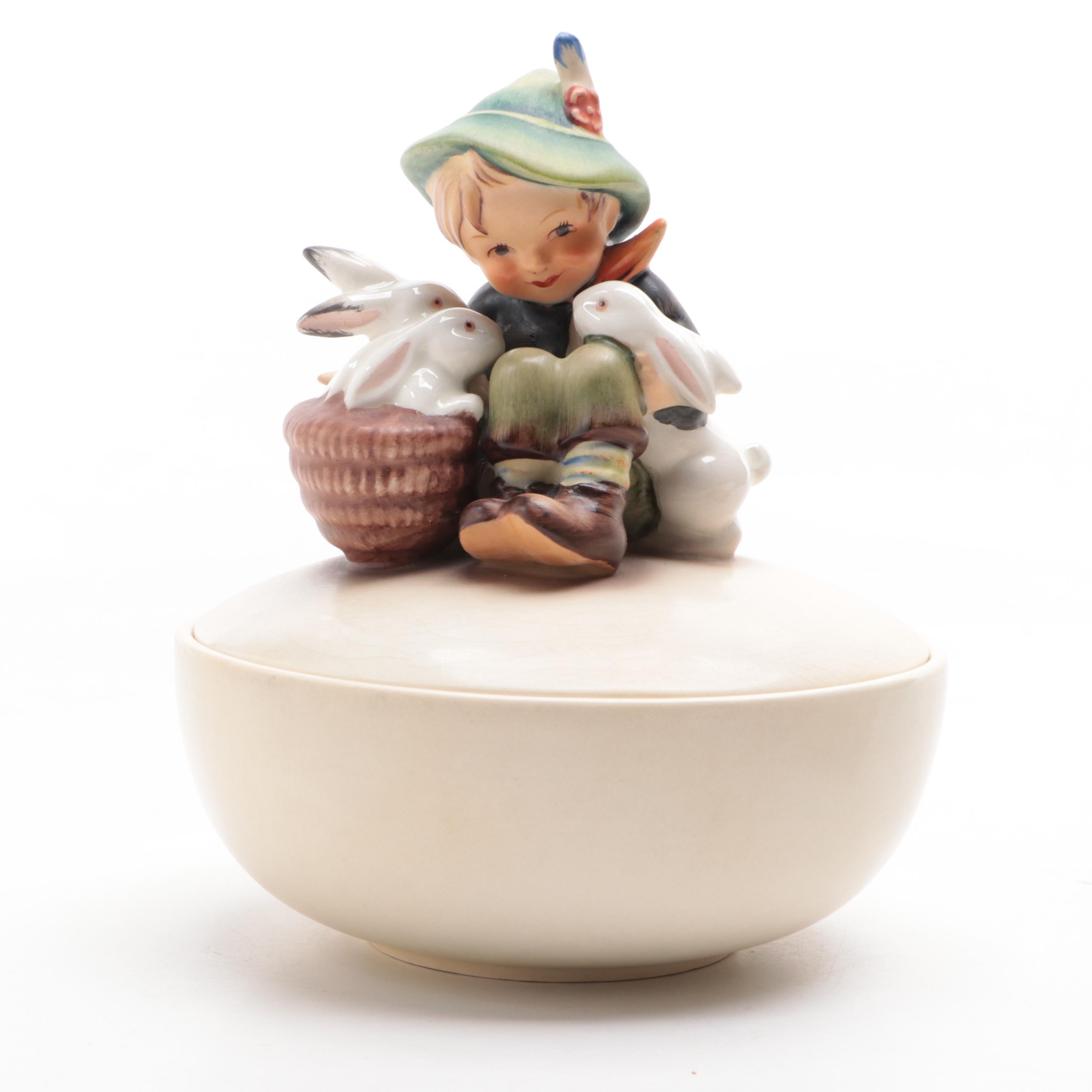 Goebel Porcelain Hummel Bowl, Ashtray and Bank, Mid to Late 20th ...