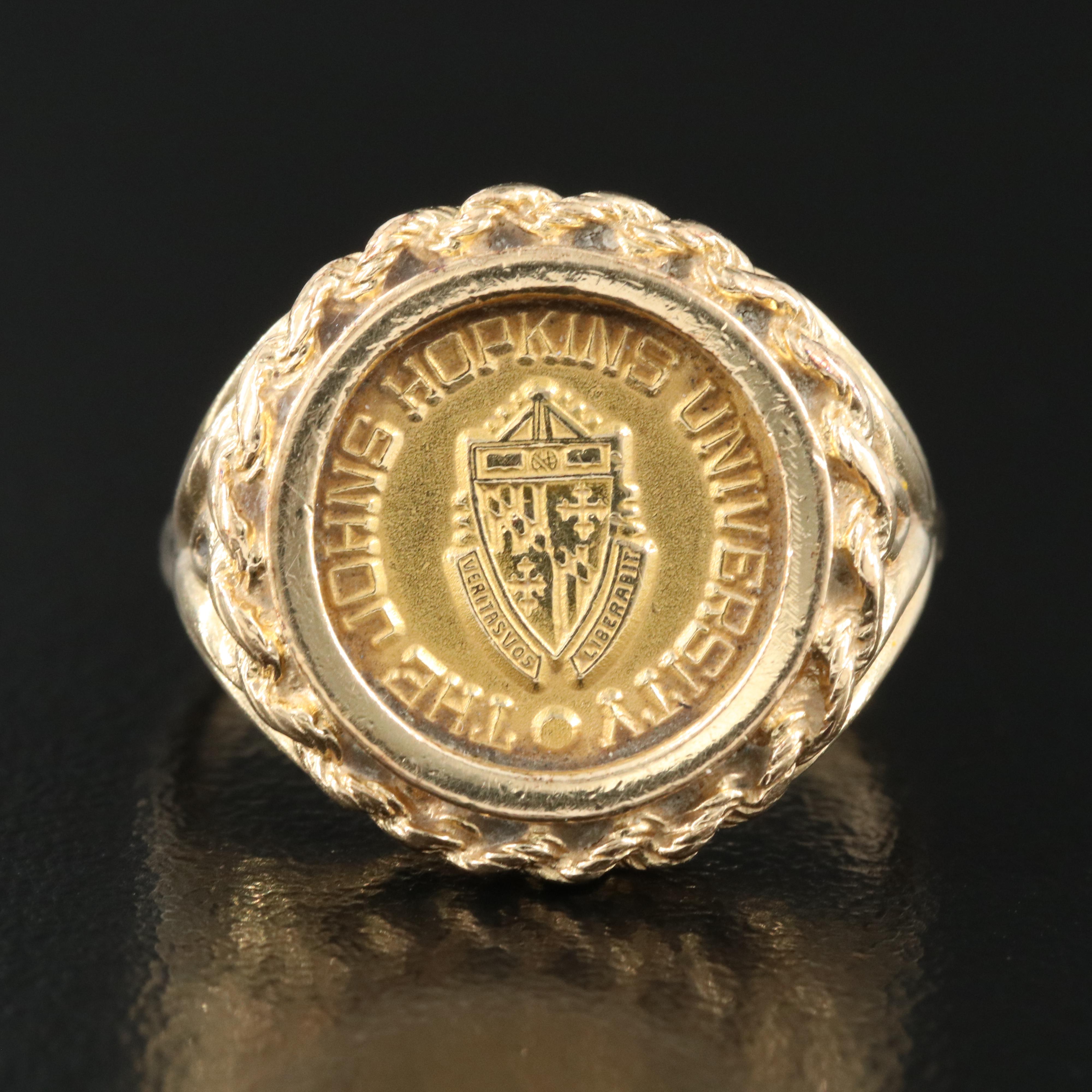 14K Johns Hopkins University Class Ring | EBTH
