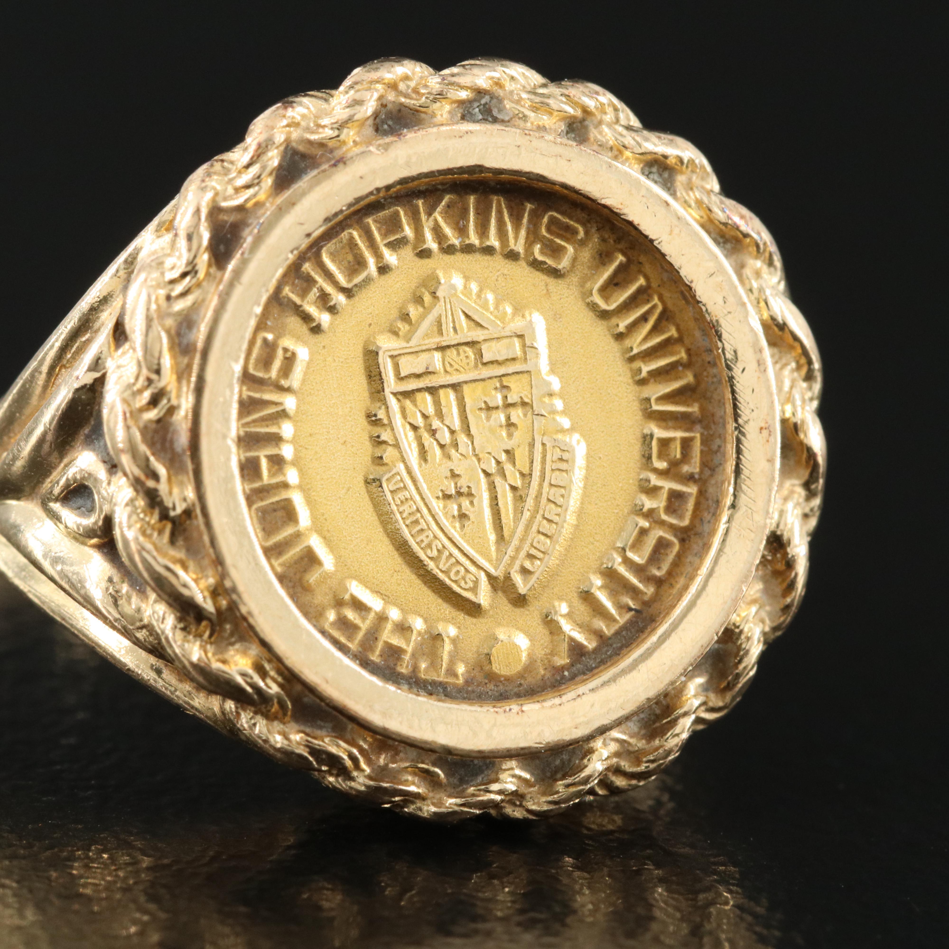 14K Johns Hopkins University Class Ring | EBTH
