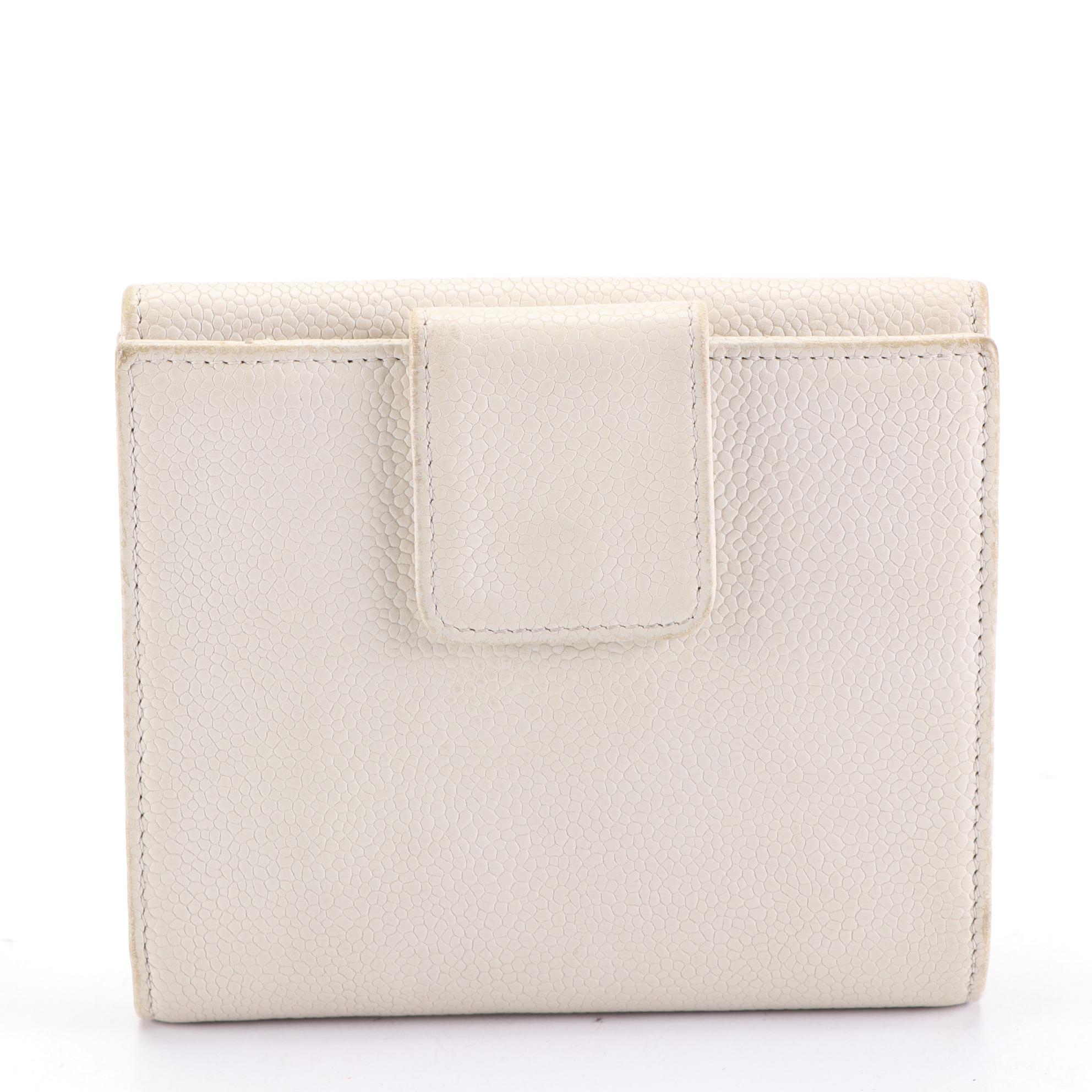 Chanel Compact Wallet in Caviar Leather | EBTH