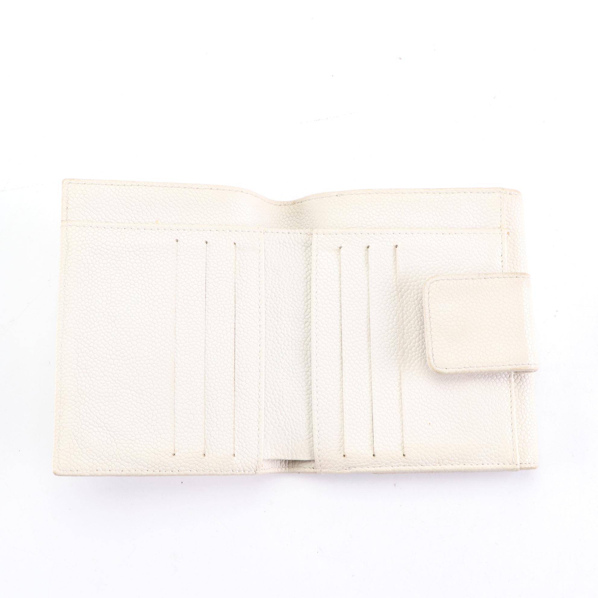 Chanel Compact Wallet in Caviar Leather | EBTH