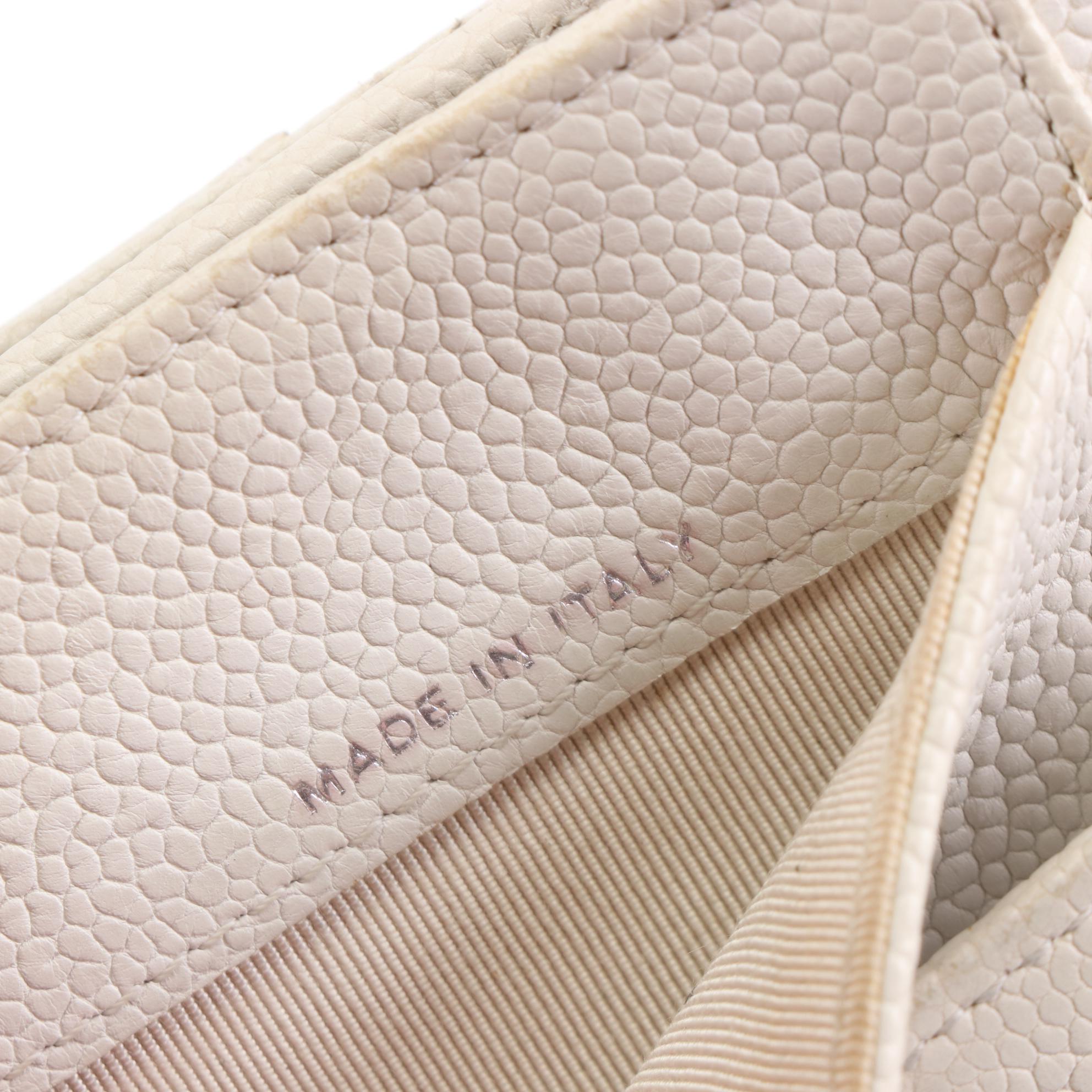 Chanel Compact Wallet in Caviar Leather | EBTH