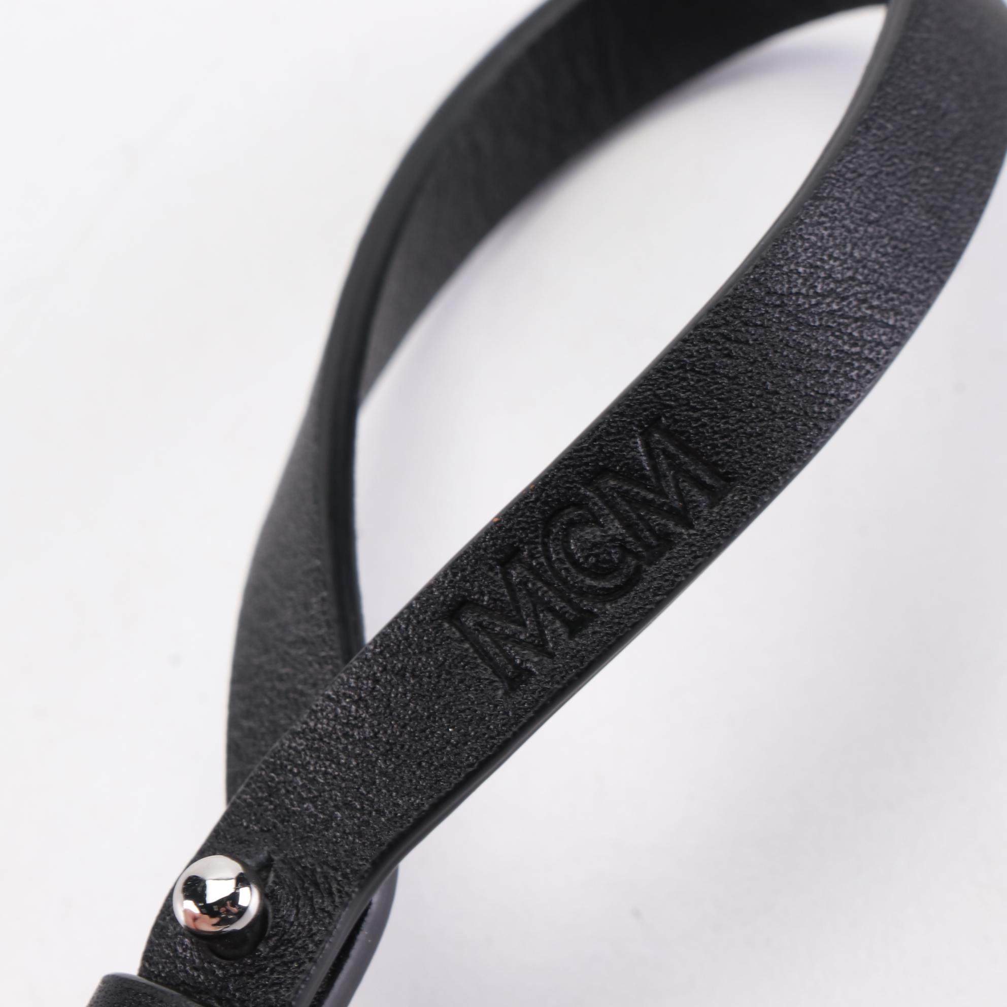 MCM Bag Charm in Leather and Cognac Visetos with Box | EBTH