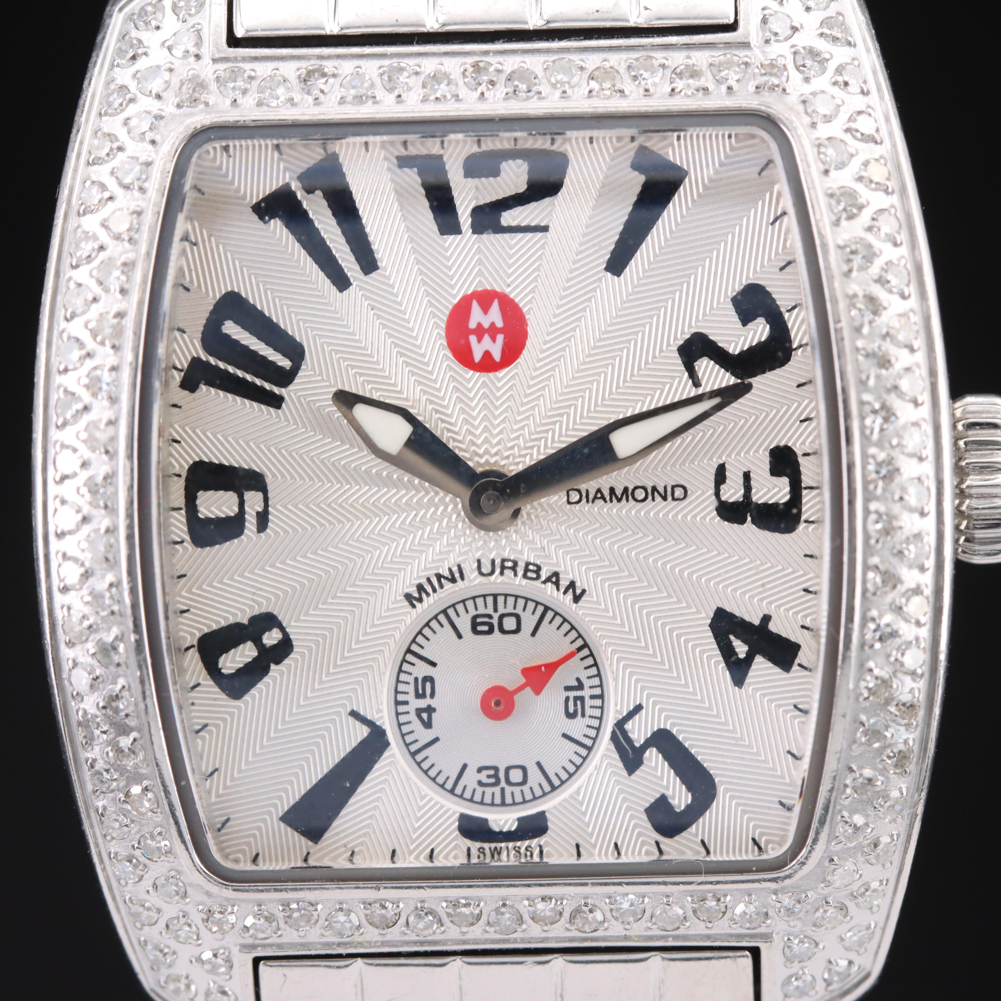 Michele MIni Urban Diamond Wristwatch | EBTH