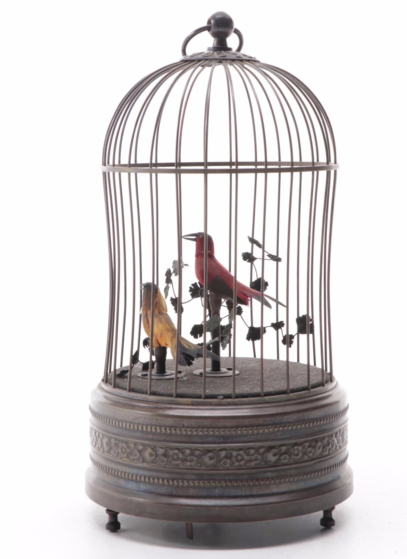 Singing Bird Cage Automaton, Early to Mid 20th Century | EBTH