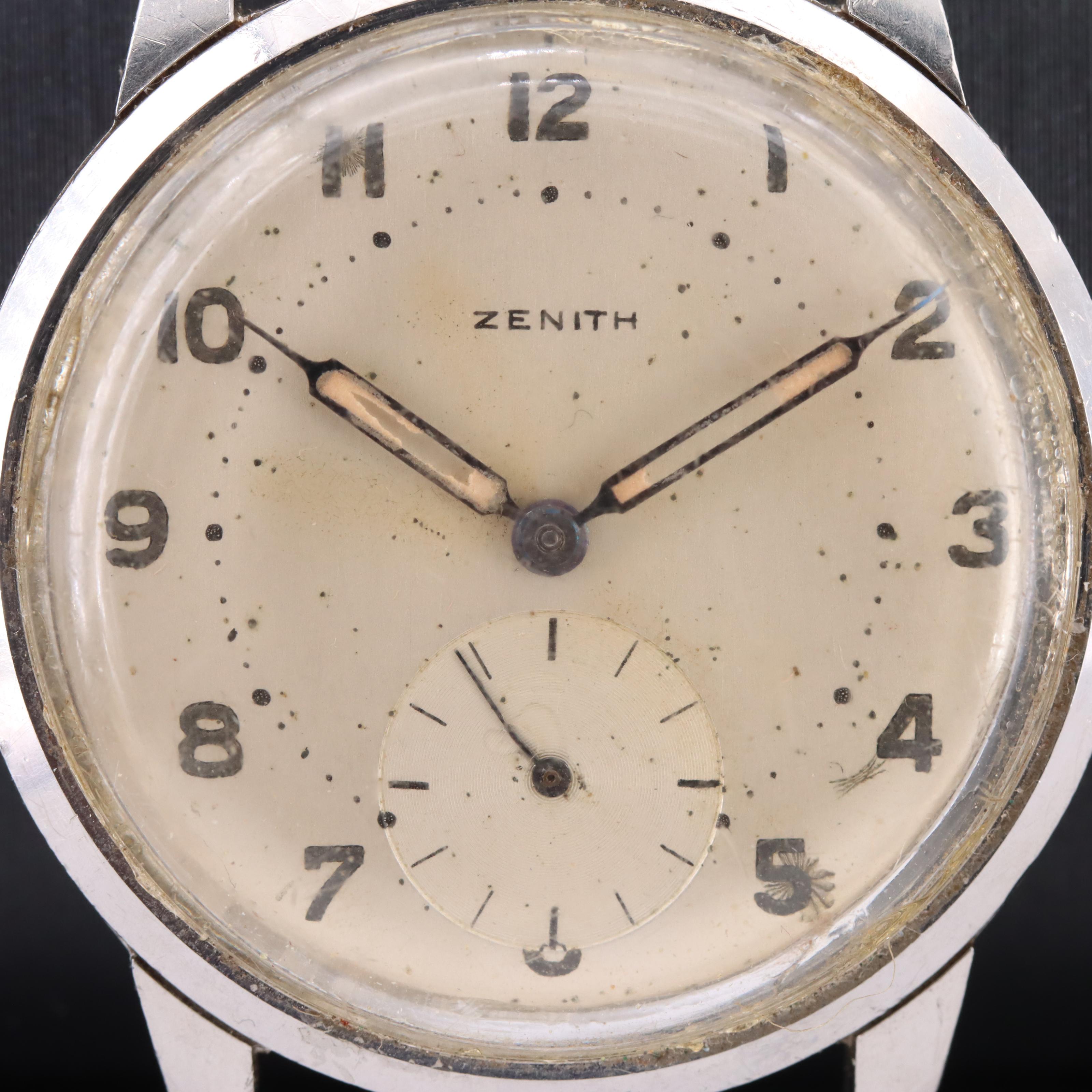 1950s Zenith Stem-Wind Wristwatch | EBTH