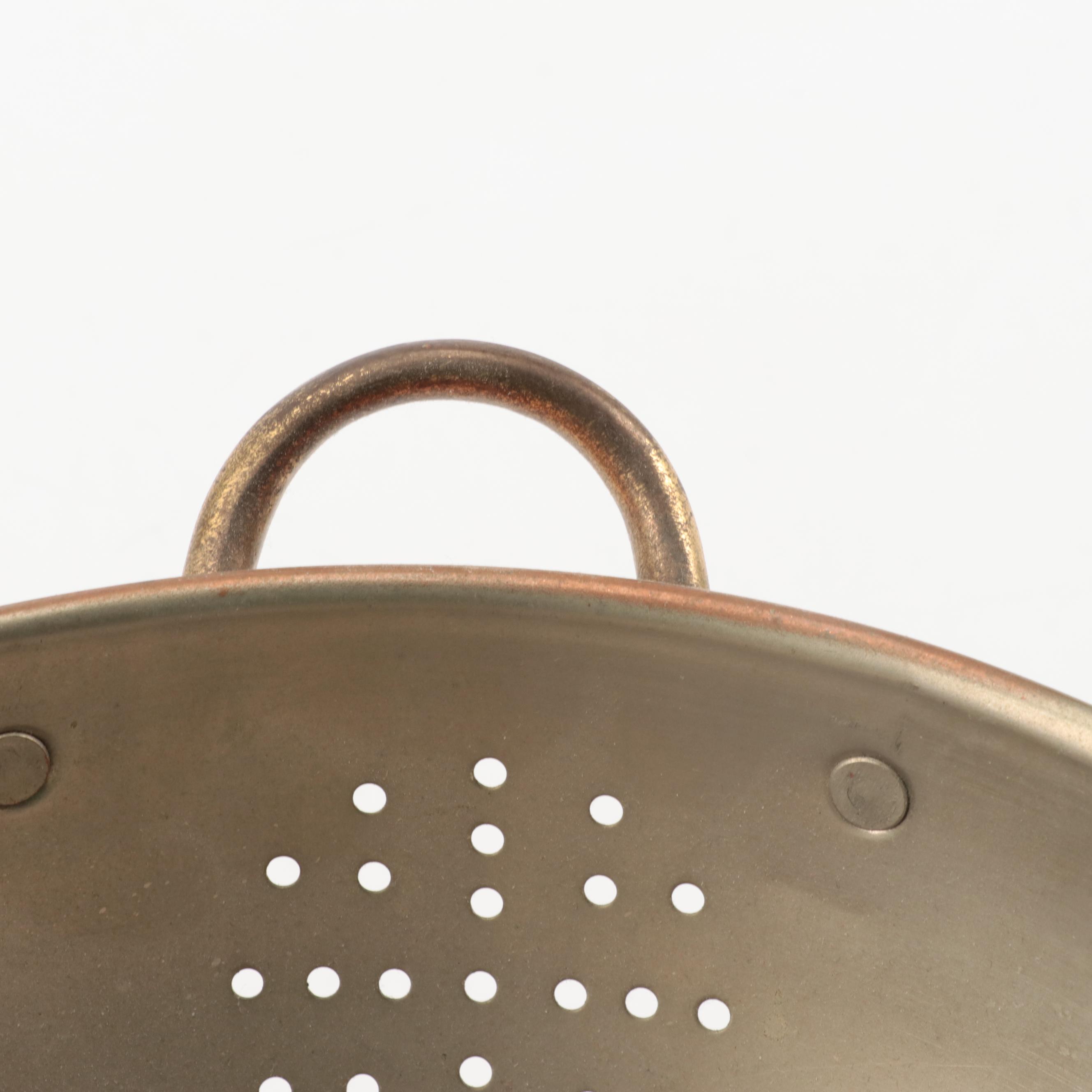 Tagus Copper Pot with Copper Pedestal Colander | EBTH