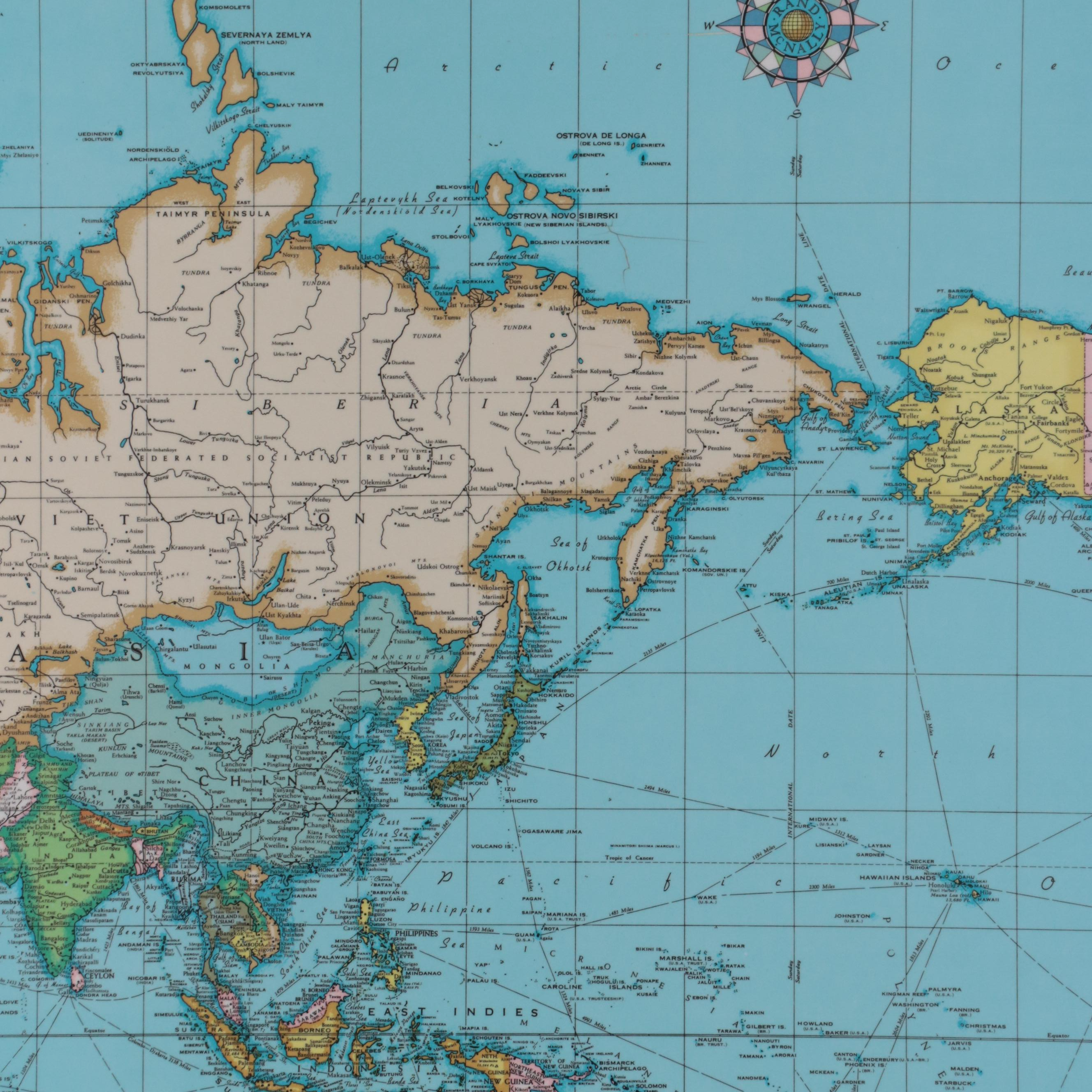 Rand McNally "Cosmopolitan World on Mercator's Projection" World Map | EBTH