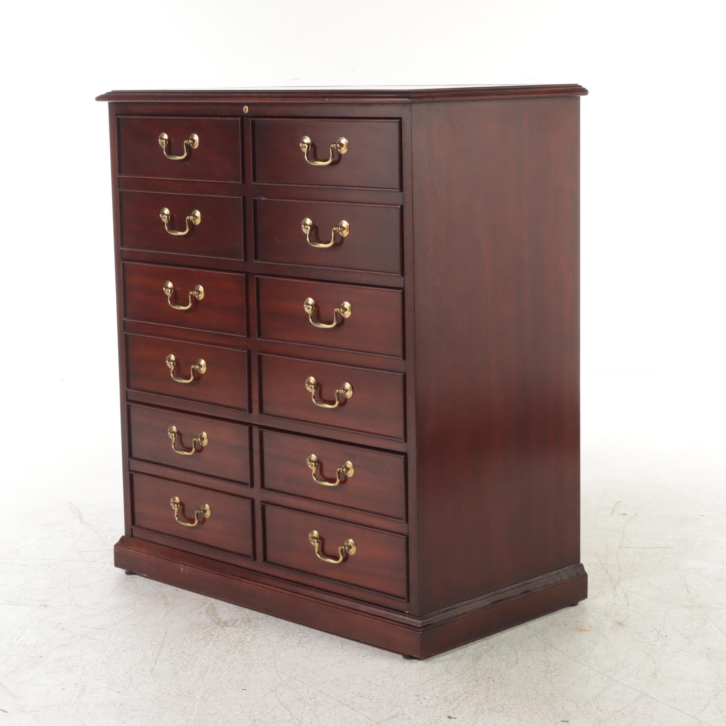 Sligh George II Style Mahogany Chest of Drawers | EBTH