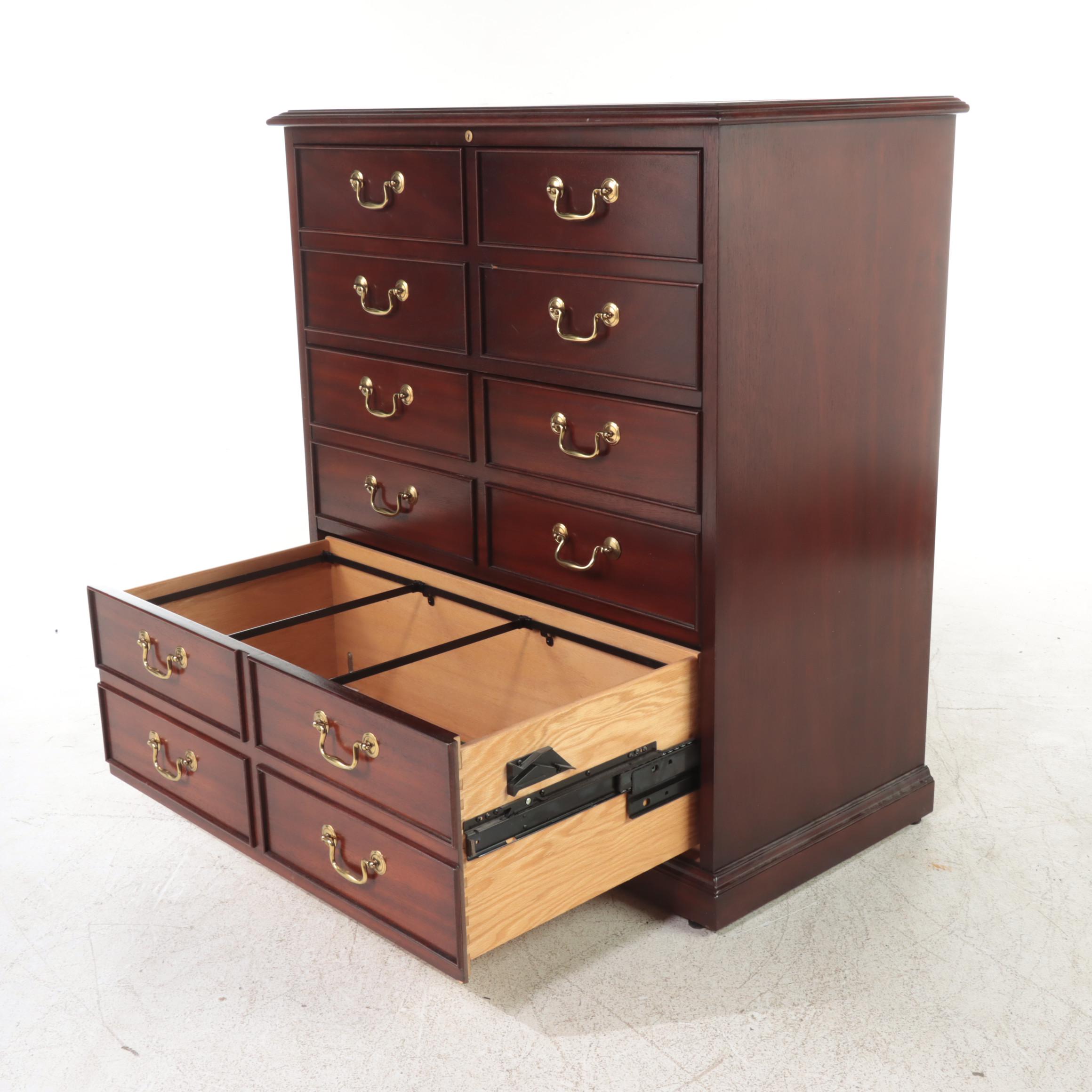 Sligh George II Style Mahogany Chest of Drawers | EBTH
