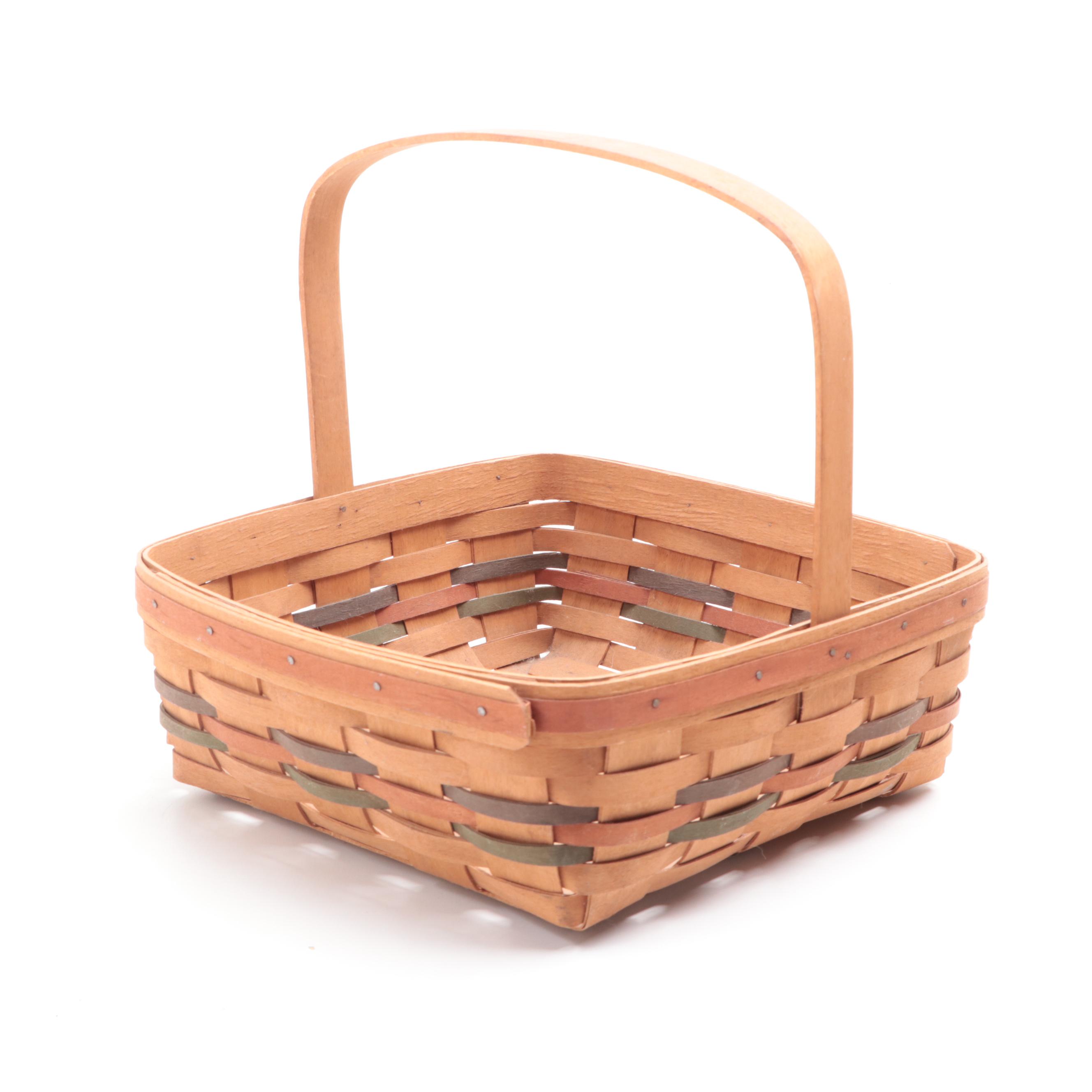 Longaberger Handmade Woven Maple Baskets With Other Baskets | EBTH