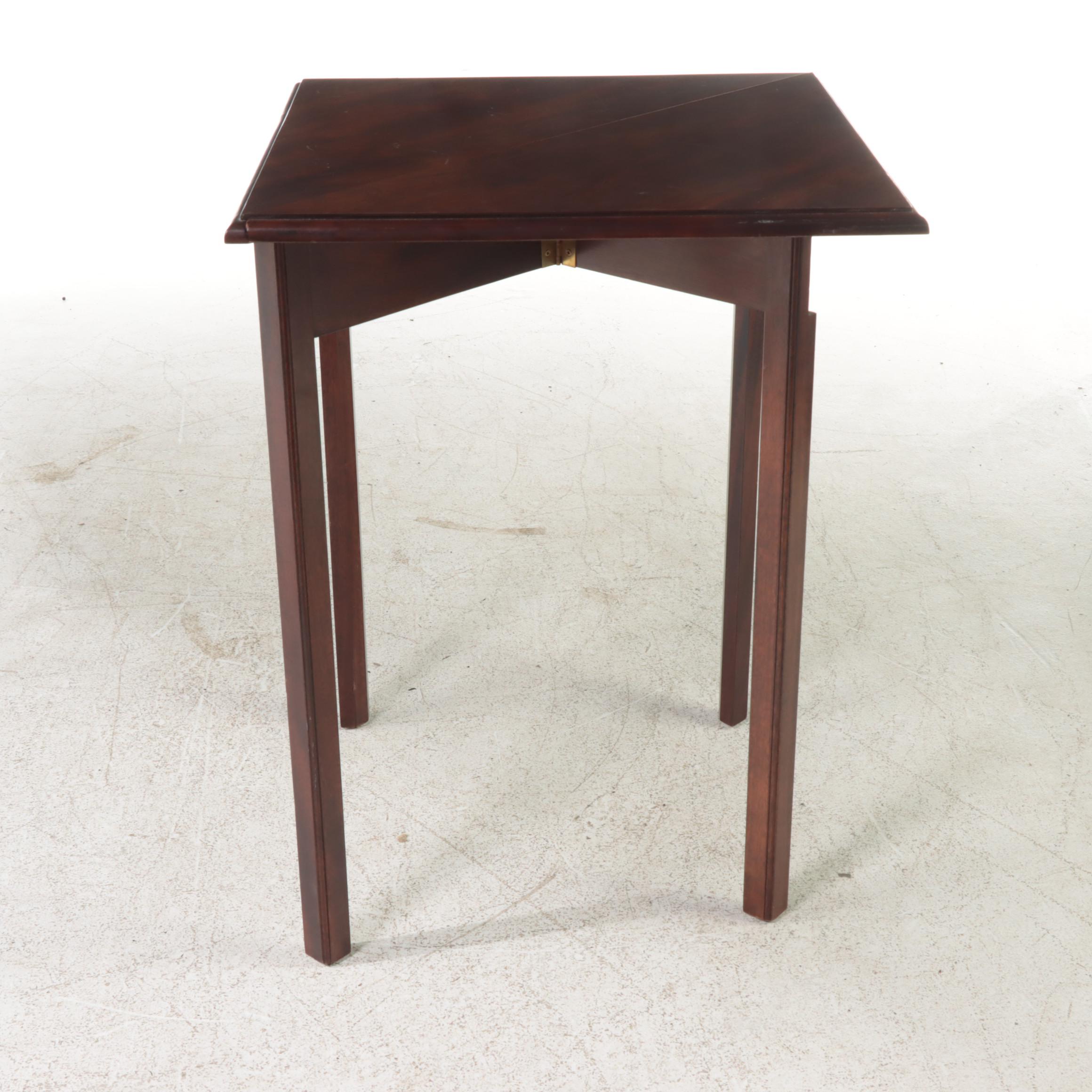 Madison Square Furniture Chippendale Style Mahogany Handkerchief Table ...
