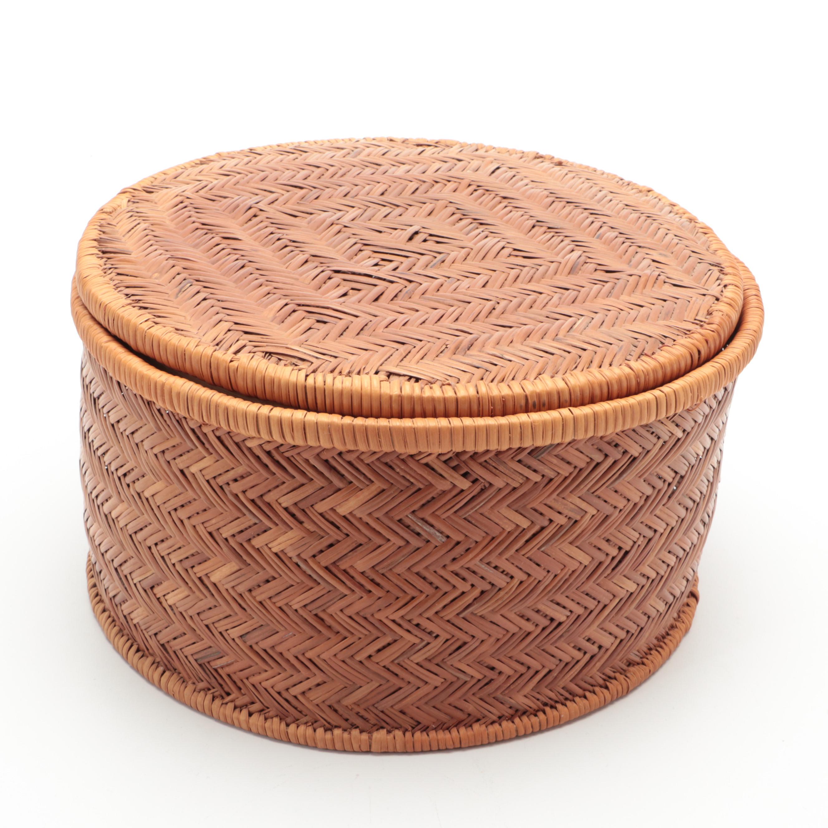 Woven Basket with Sea Shells, and More | EBTH