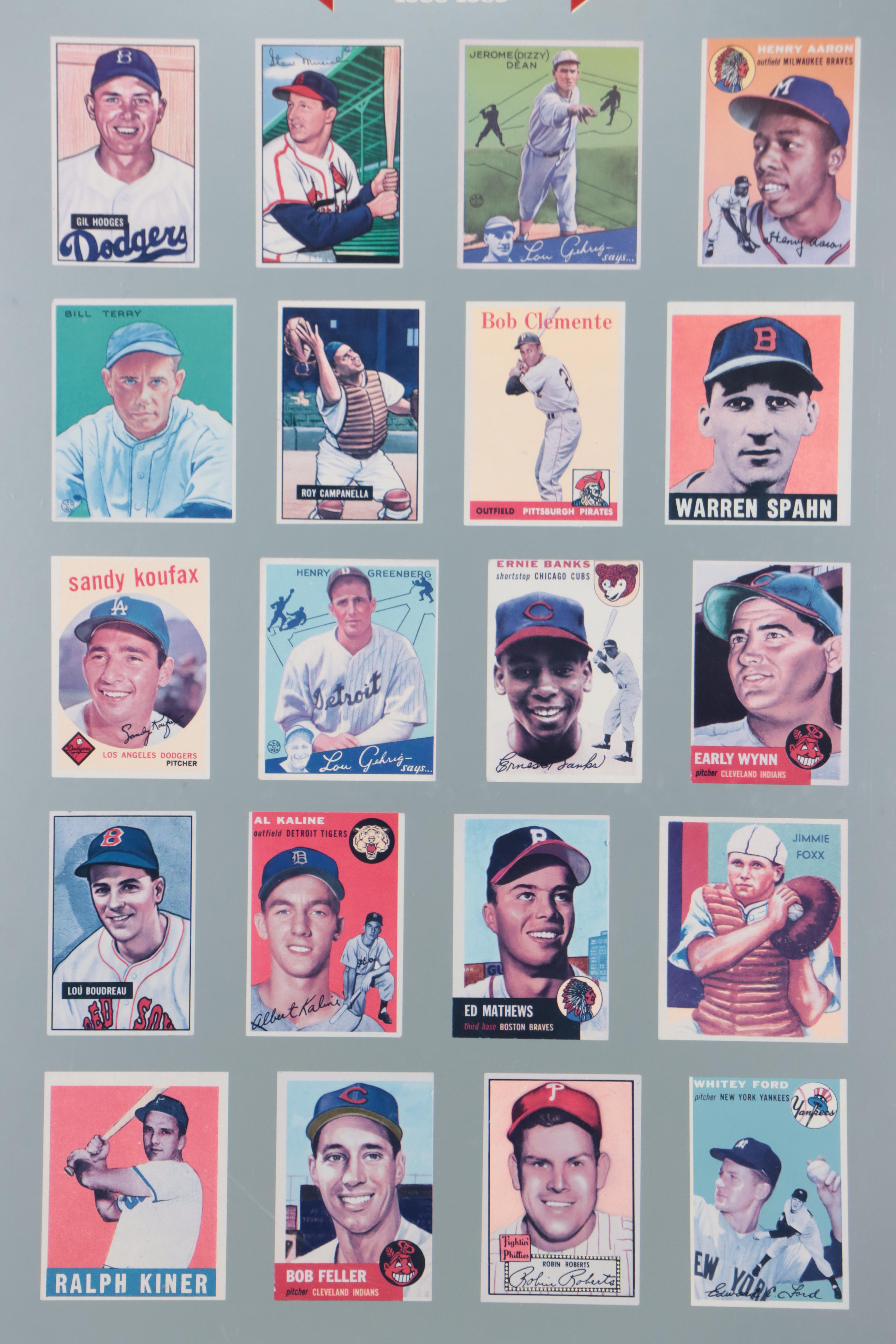 Metropolitan Museum of Art "Legends of Baseball" Card Posters | EBTH