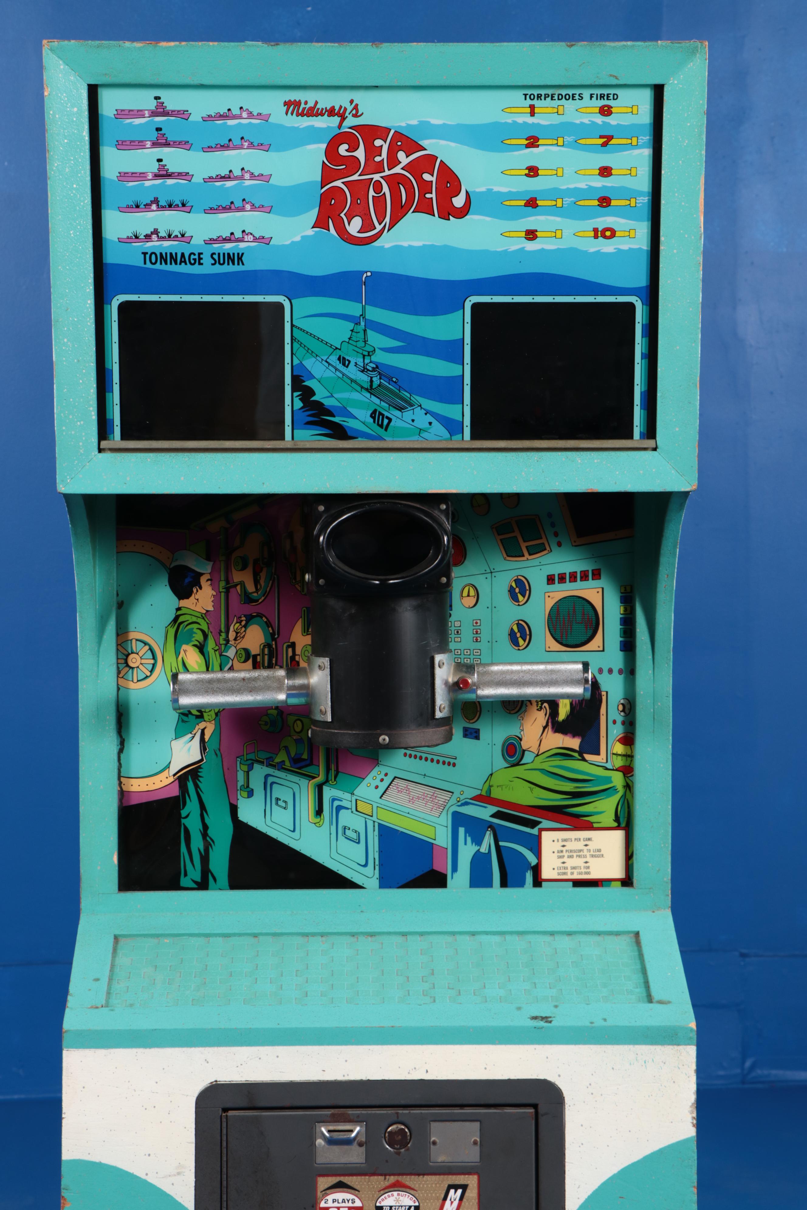 Midway Mfg Co. Sea Raider Submarine Arcade Game | EBTH