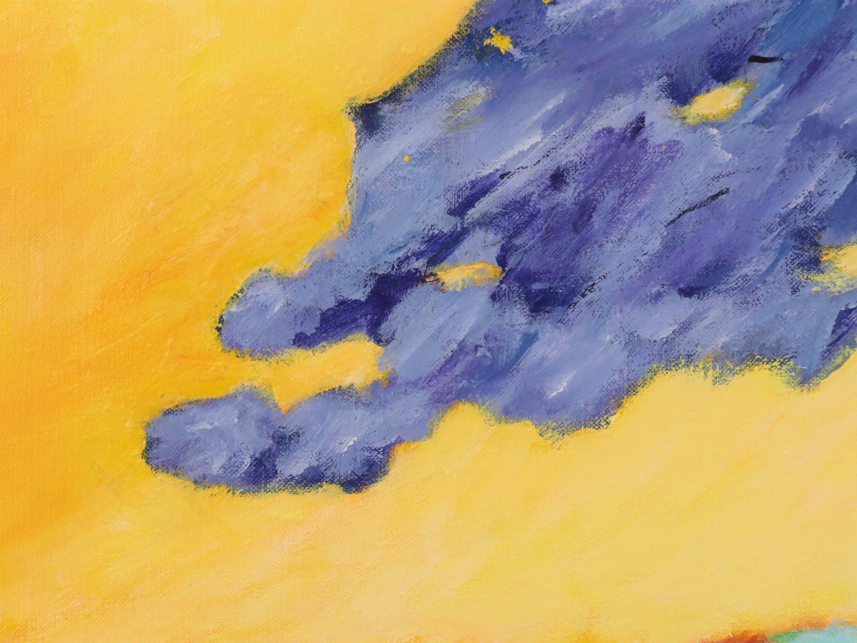 Elsie Kay Harris Acrylic Painting "Purple Tree," 21st Century | EBTH