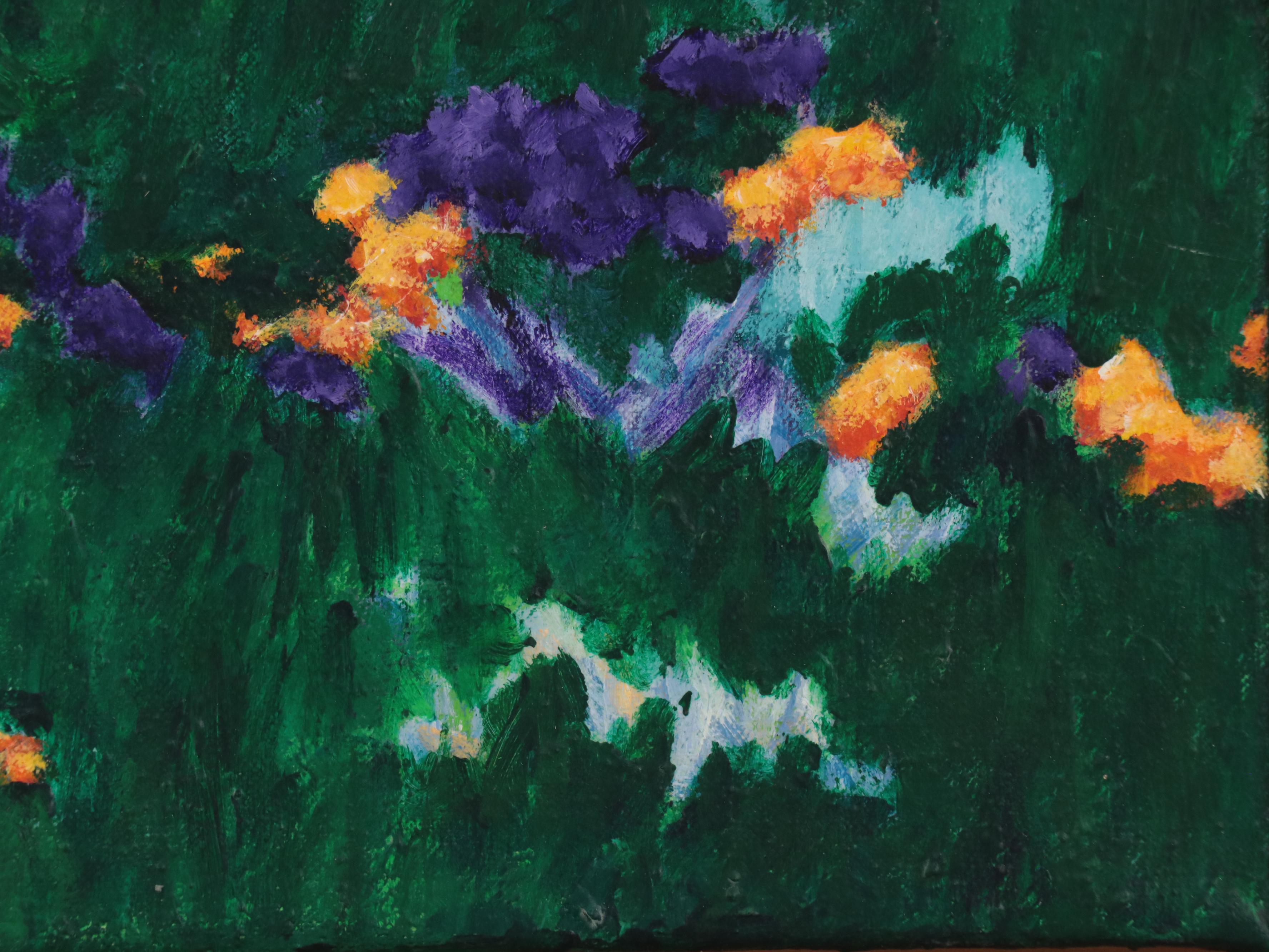 Elsie Kay Harris Acrylic Painting "Blue Spruce Sunrise," 21st Century ...