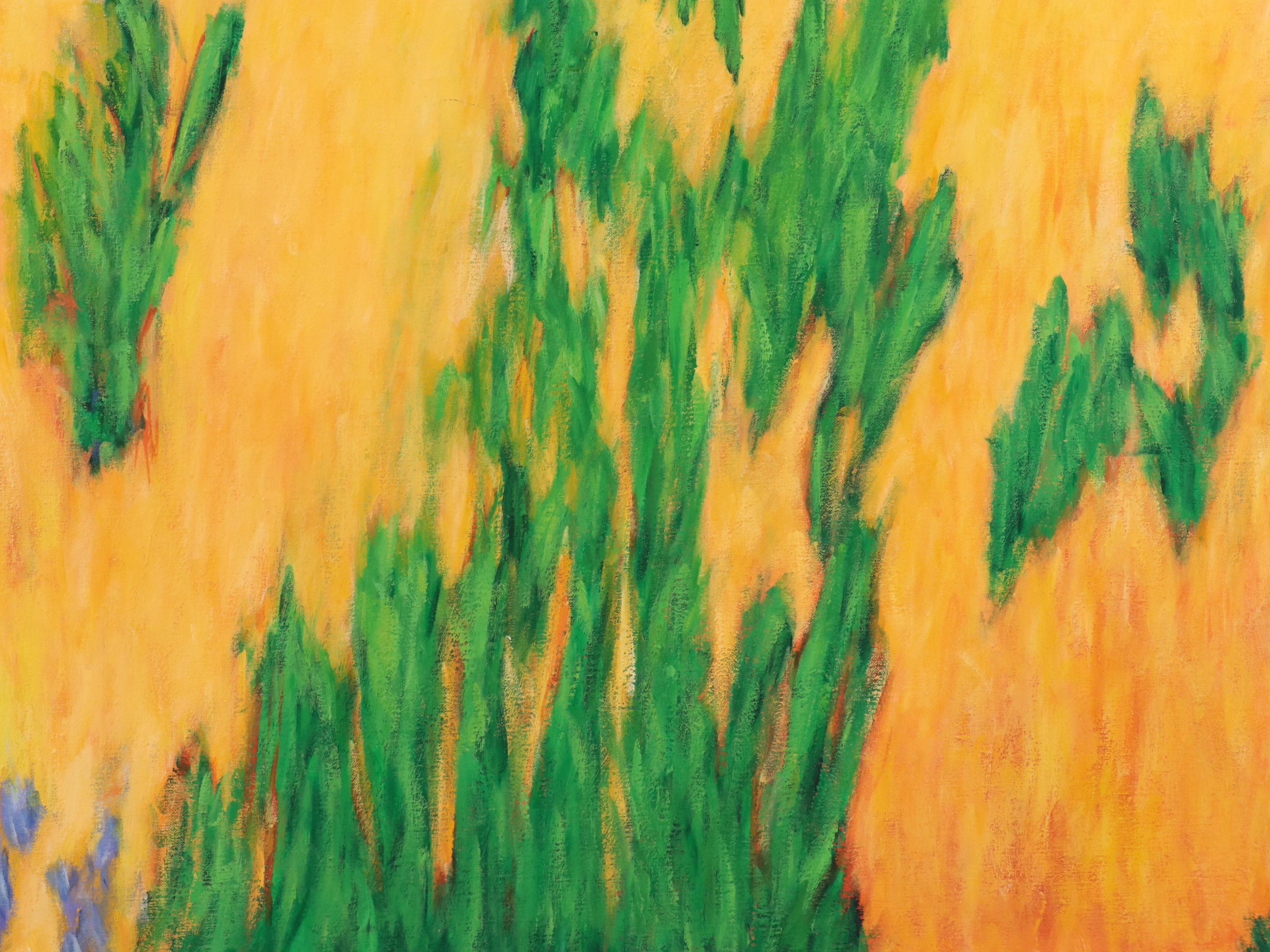 Elsie Kay Harris Acrylic Painting "Golden Grasses," 21st Century | EBTH