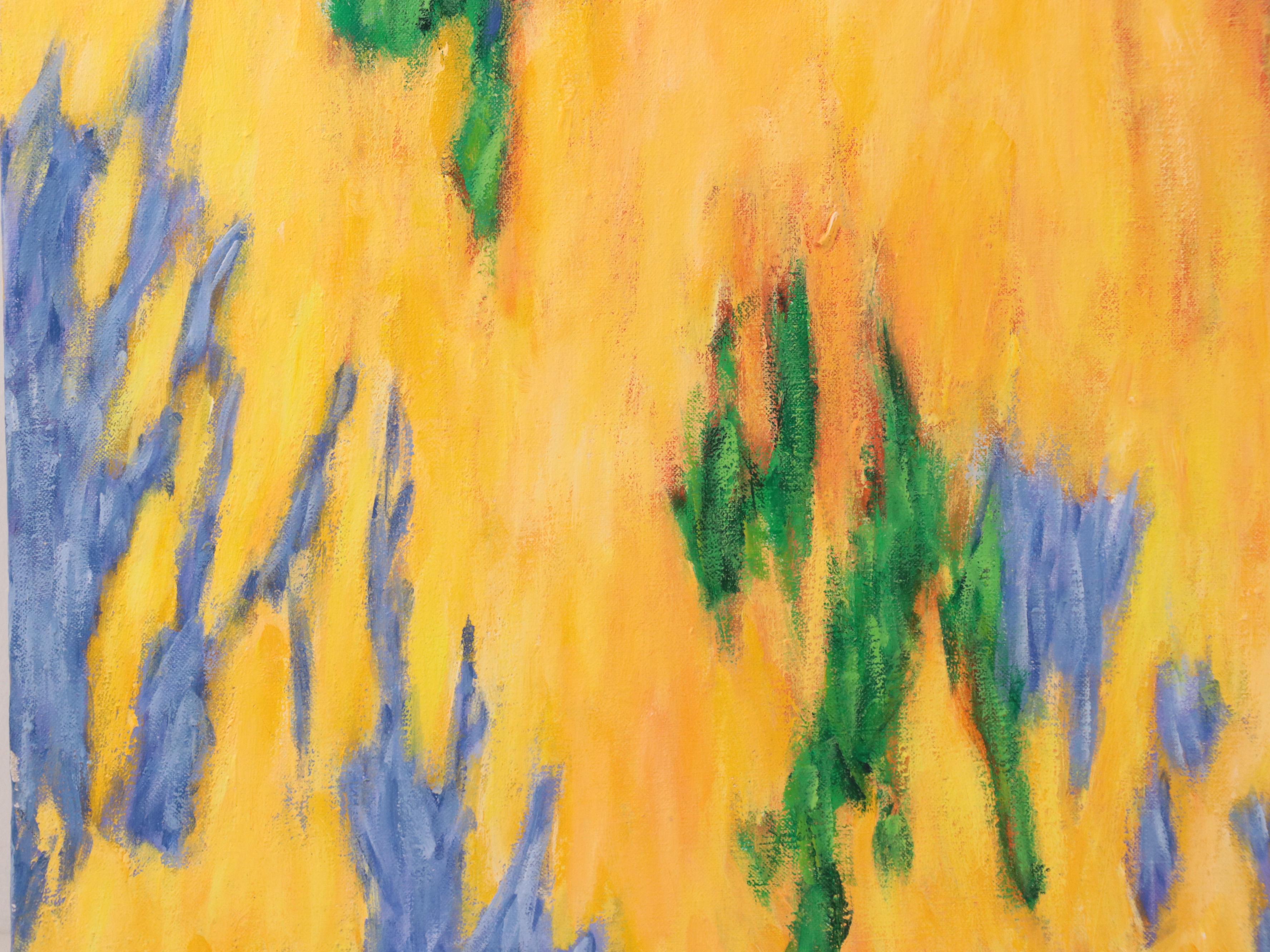 Elsie Kay Harris Acrylic Painting "Golden Grasses," 21st Century | EBTH