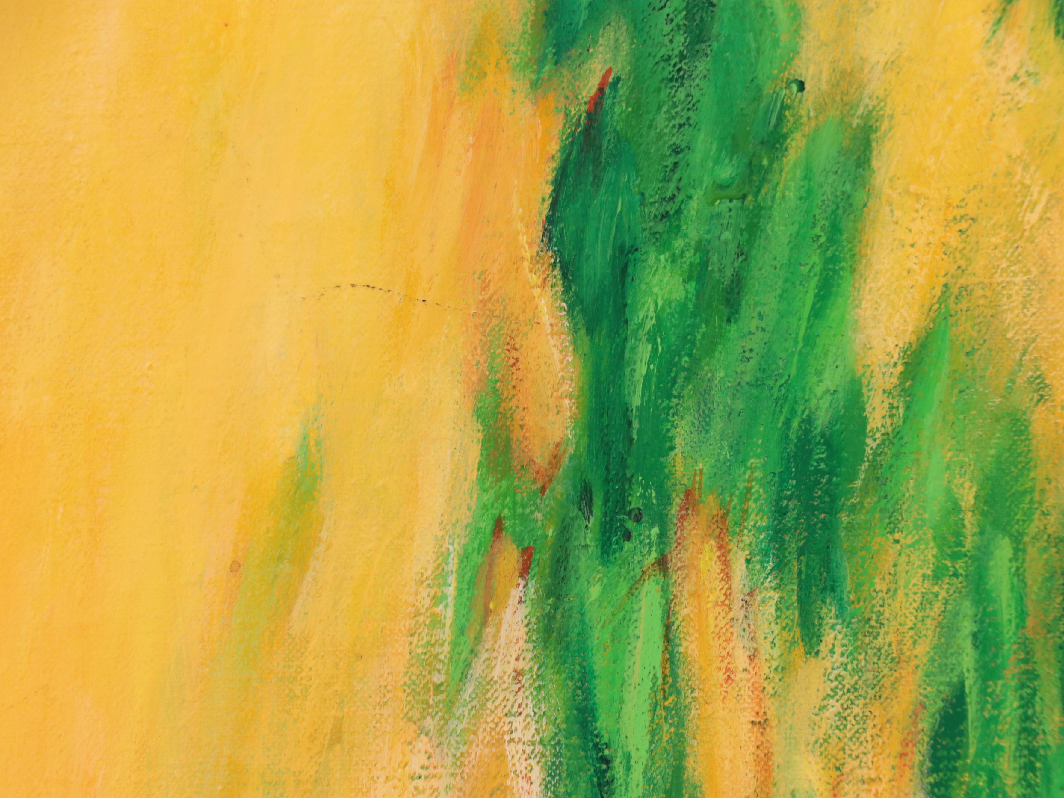 Elsie Kay Harris Acrylic Painting "Golden Grasses," 21st Century | EBTH