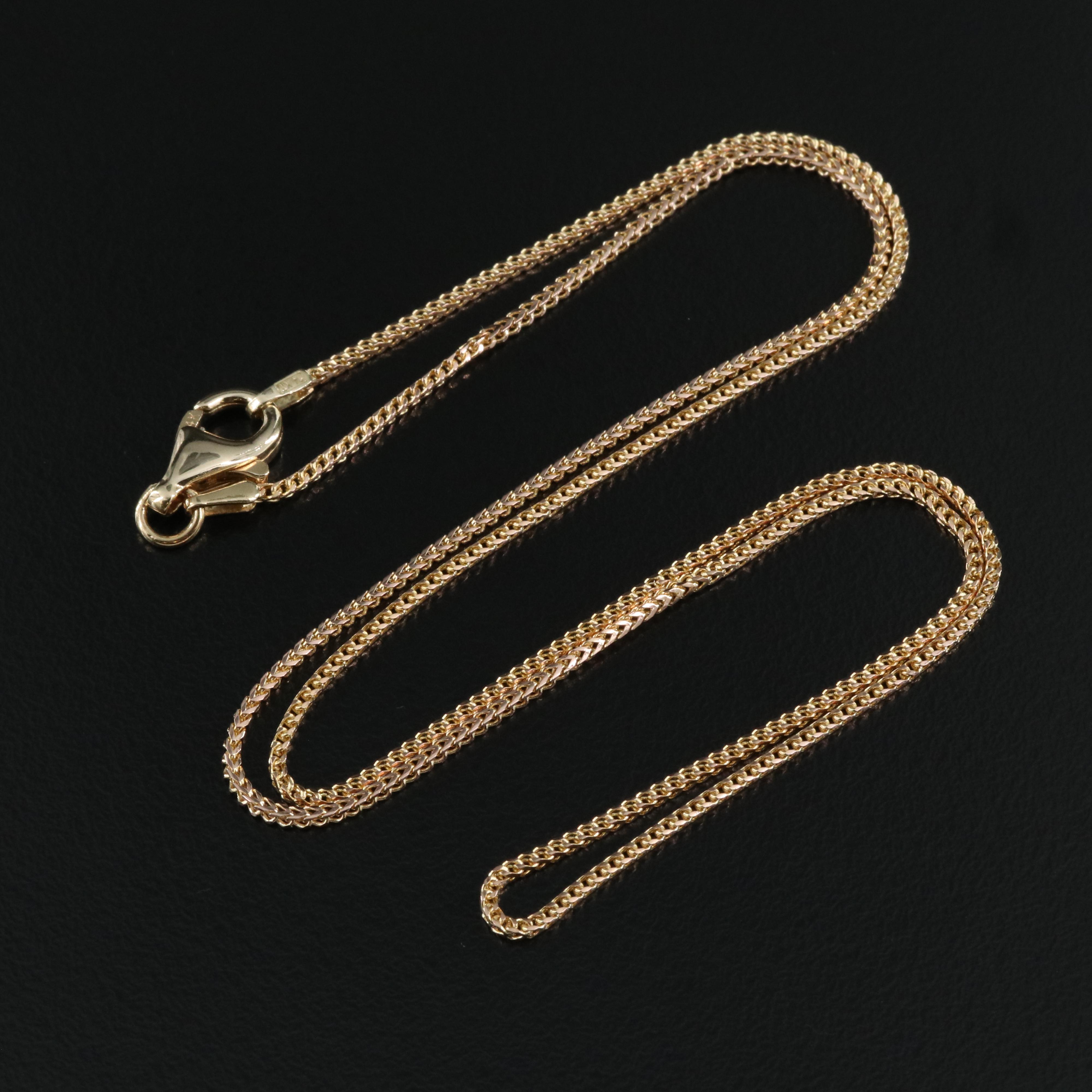 14K Foxtail Chain | EBTH