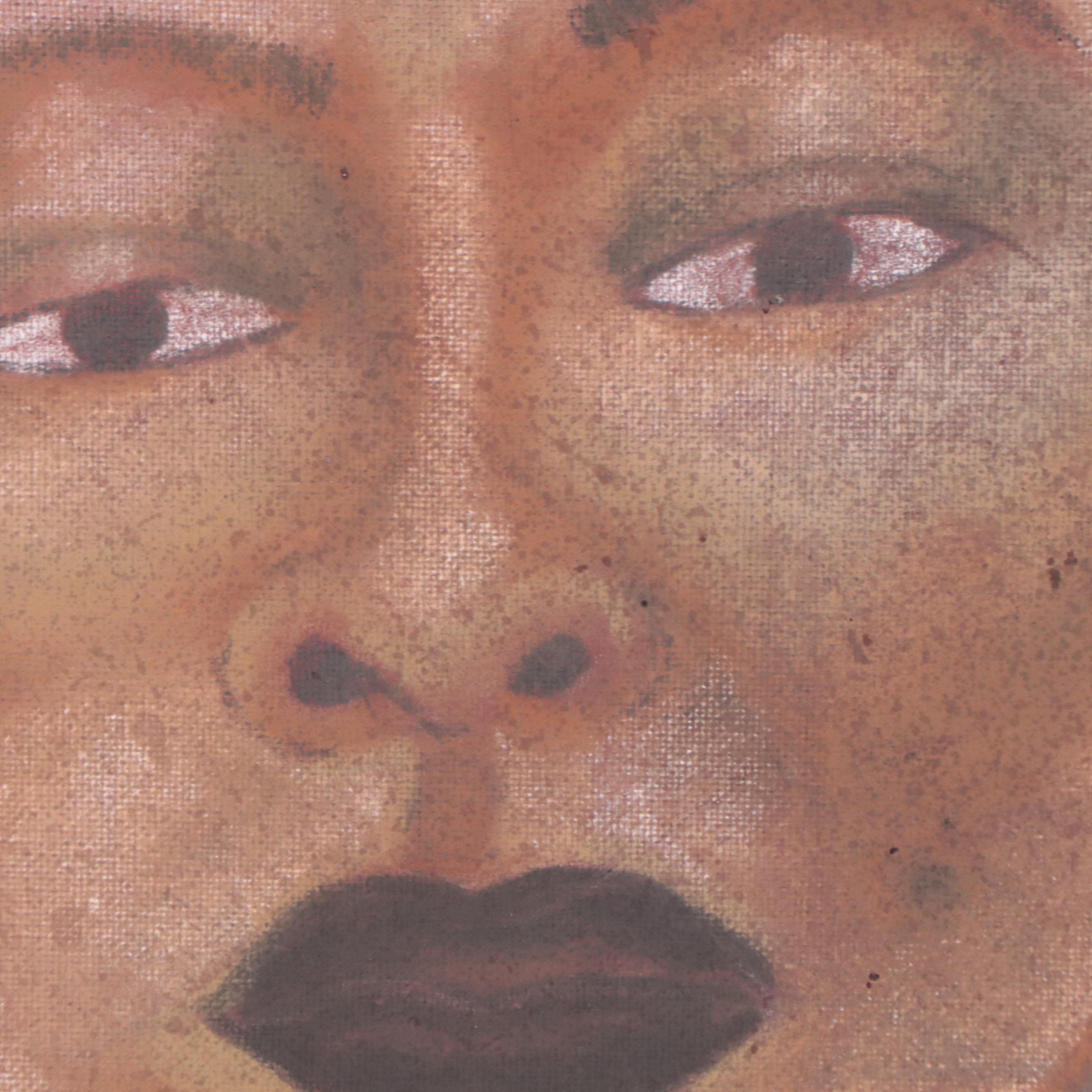 Nyeta Allen Portrait of Woman Acrylic Painting | EBTH