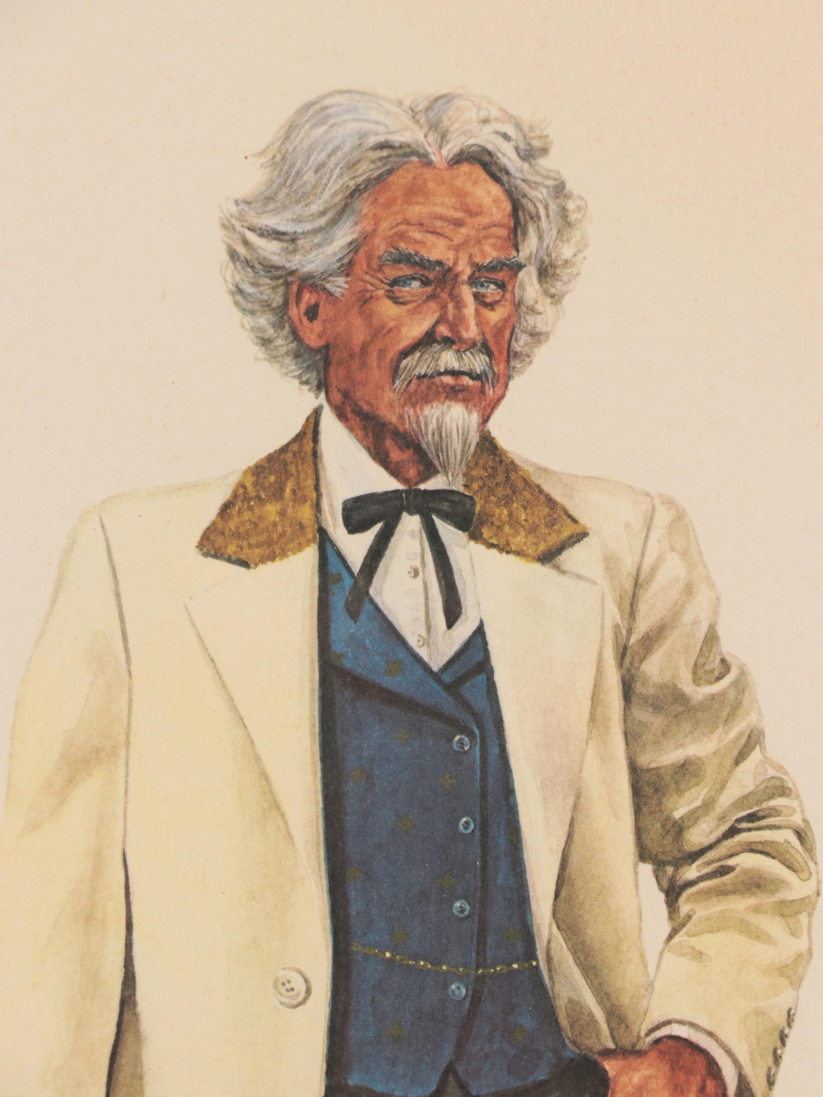Offset Lithograph of Portrait "Kentucky Colonel" | EBTH