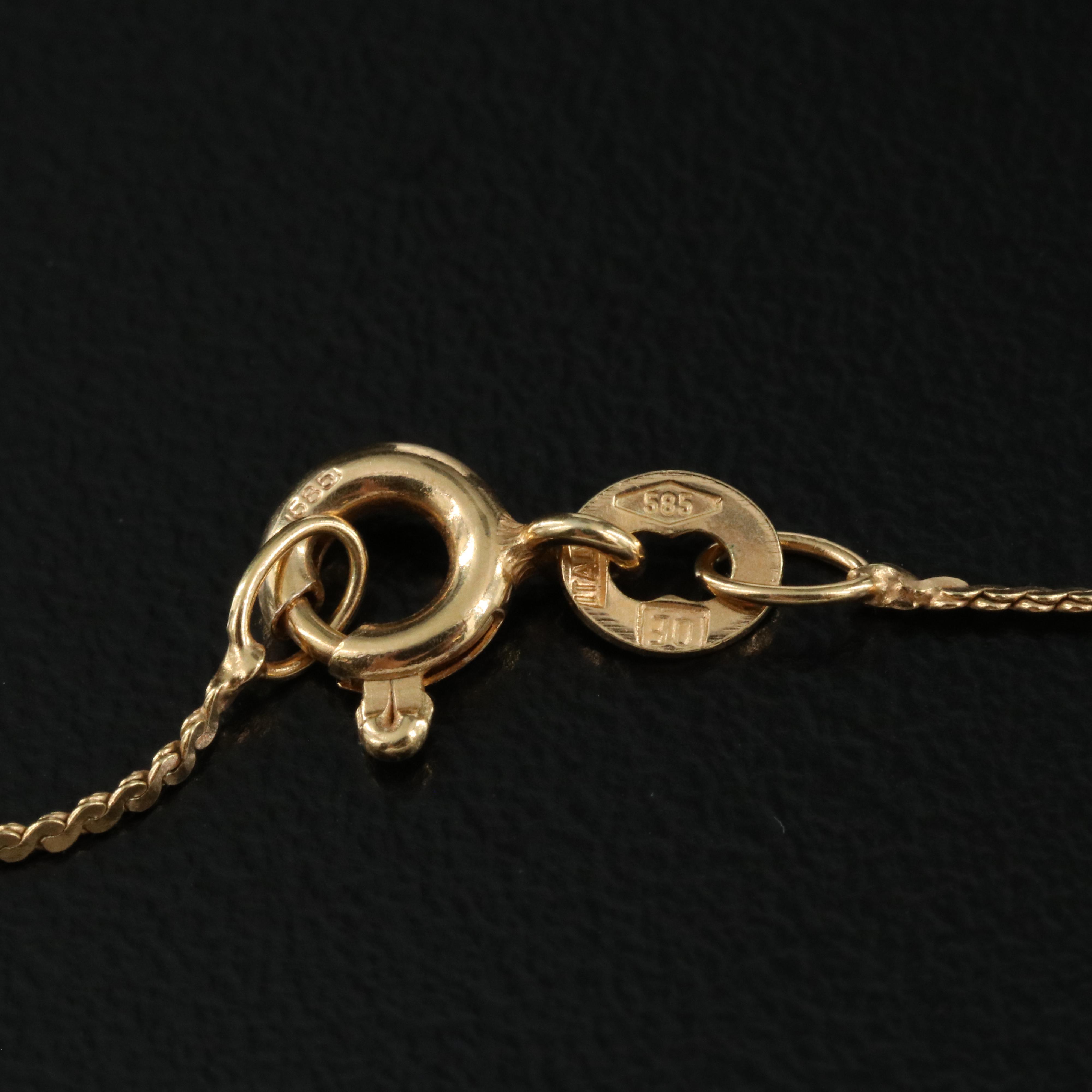 Italian 14K S Link Chain | EBTH