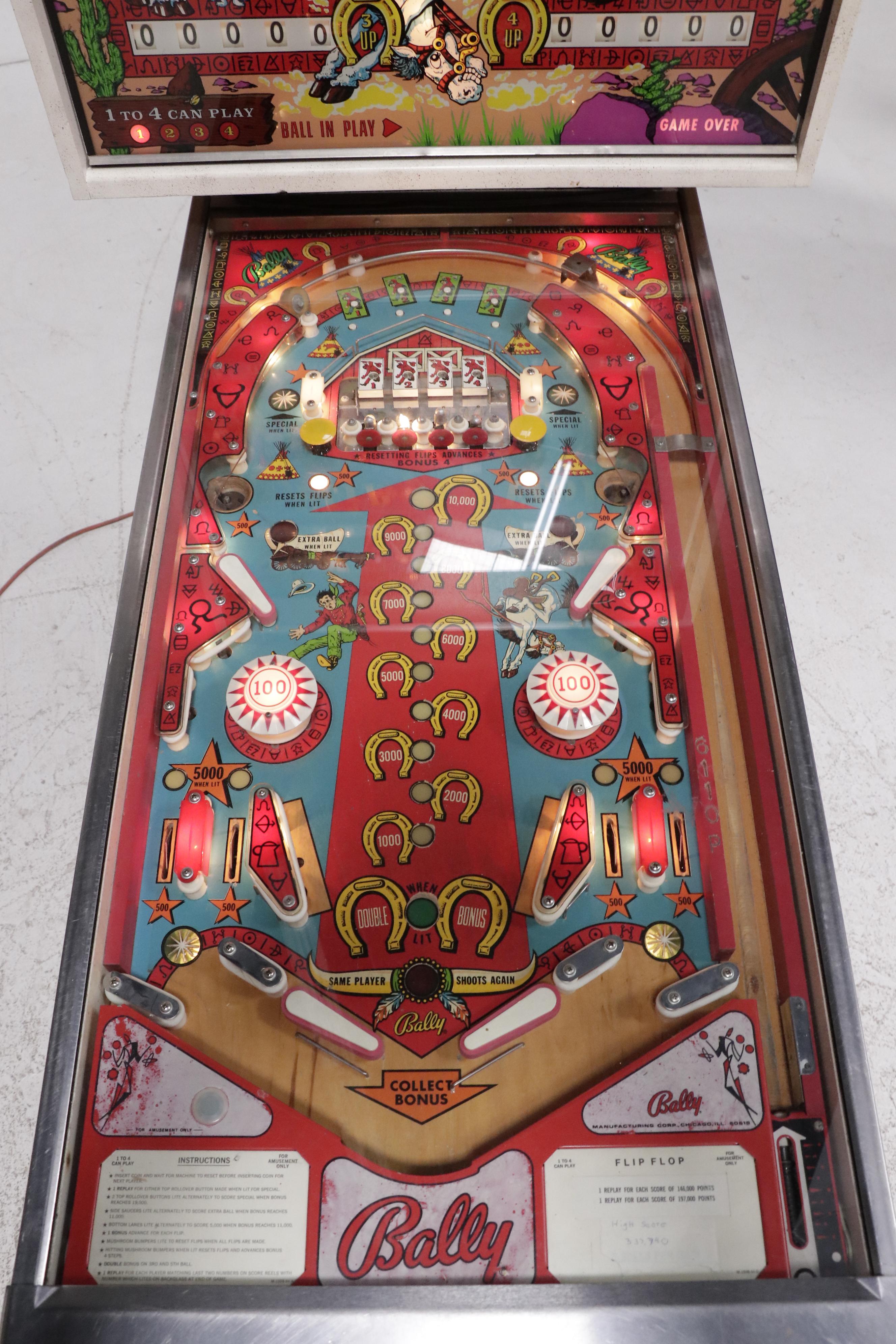 Bally Flip Flop! Pinball Machine, 1976 | EBTH
