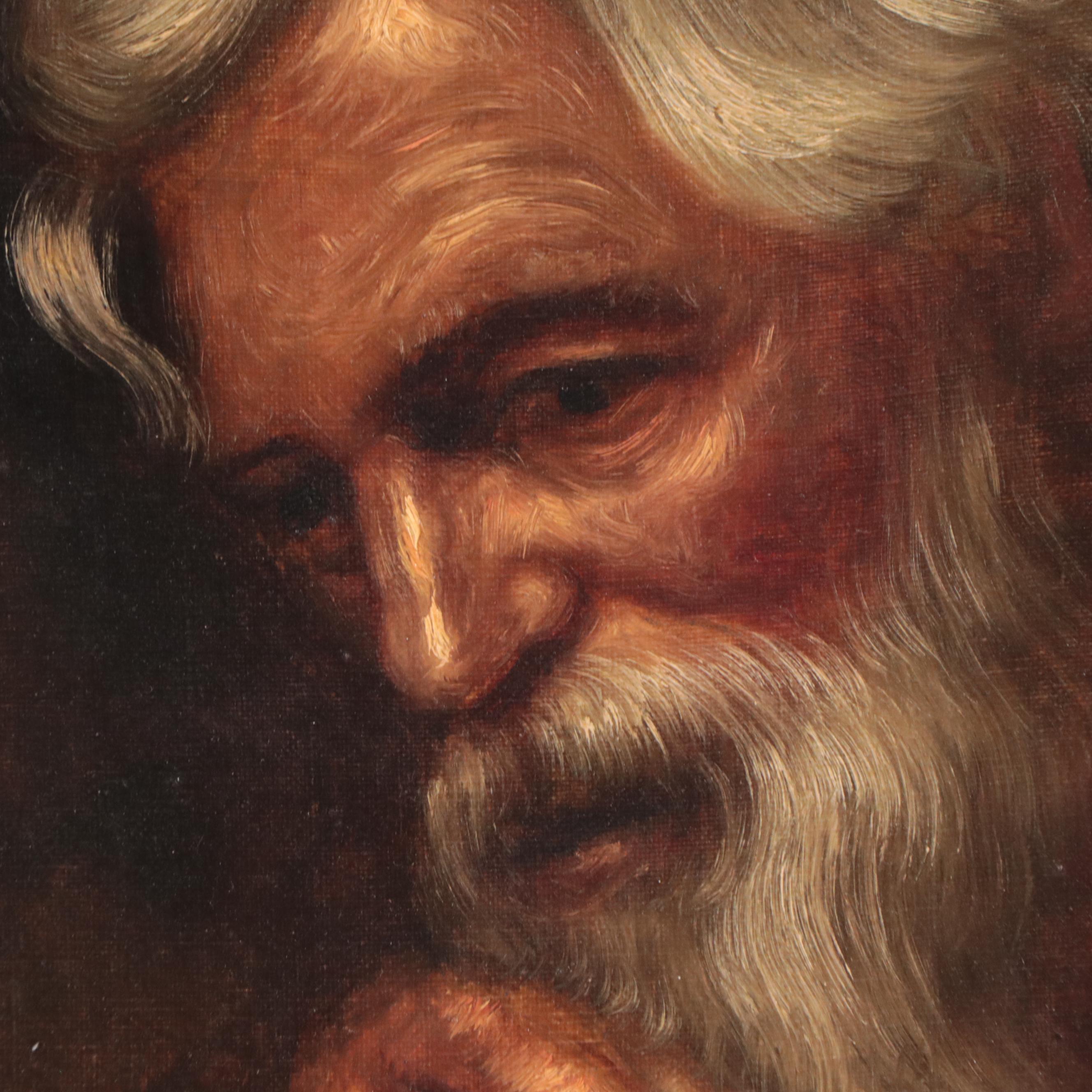 Oil Painting Portrait of Distinguished Bearded Man | EBTH