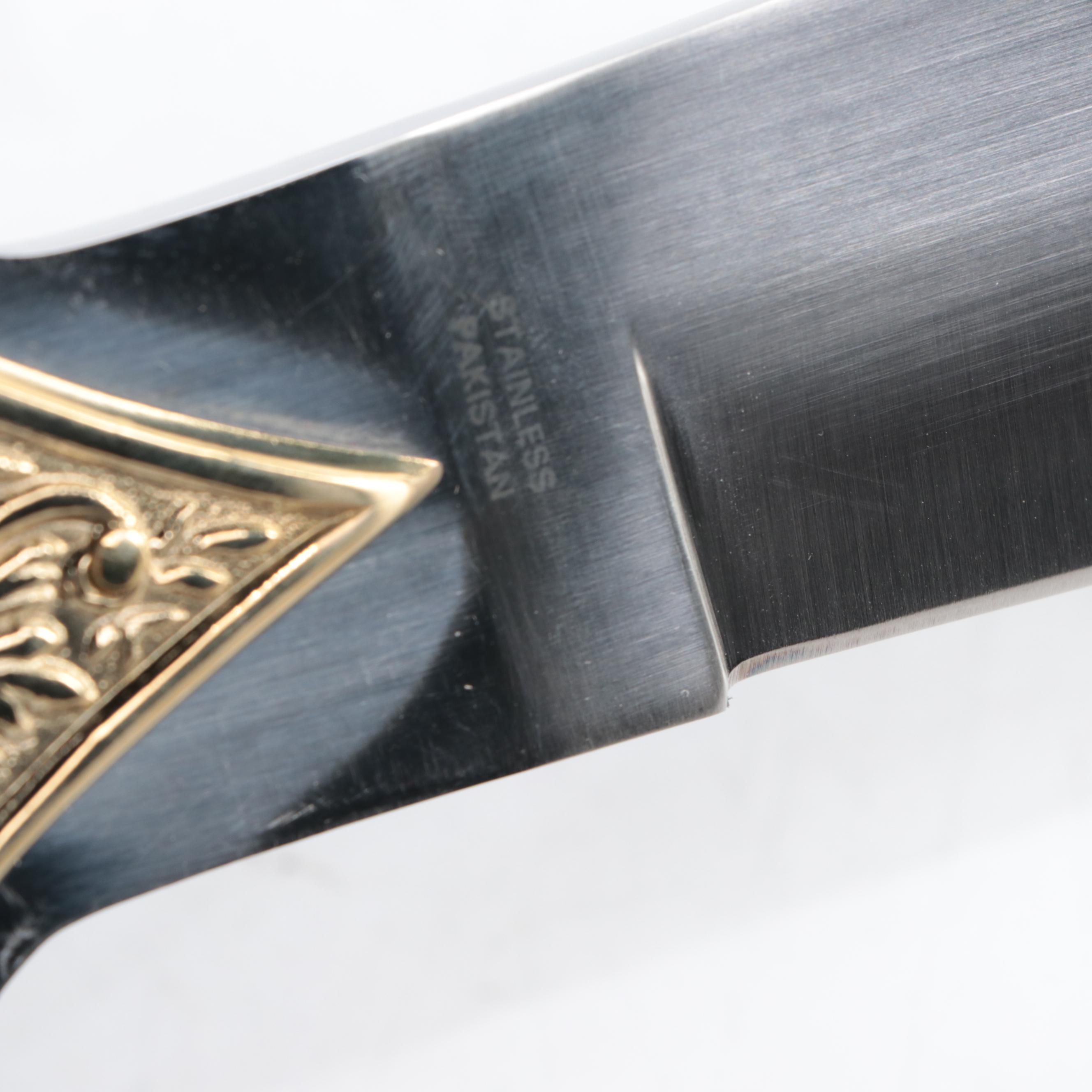 Denix Replica Julius Caesar Roman Dagger and Ole Smokey Fixed Blade ...