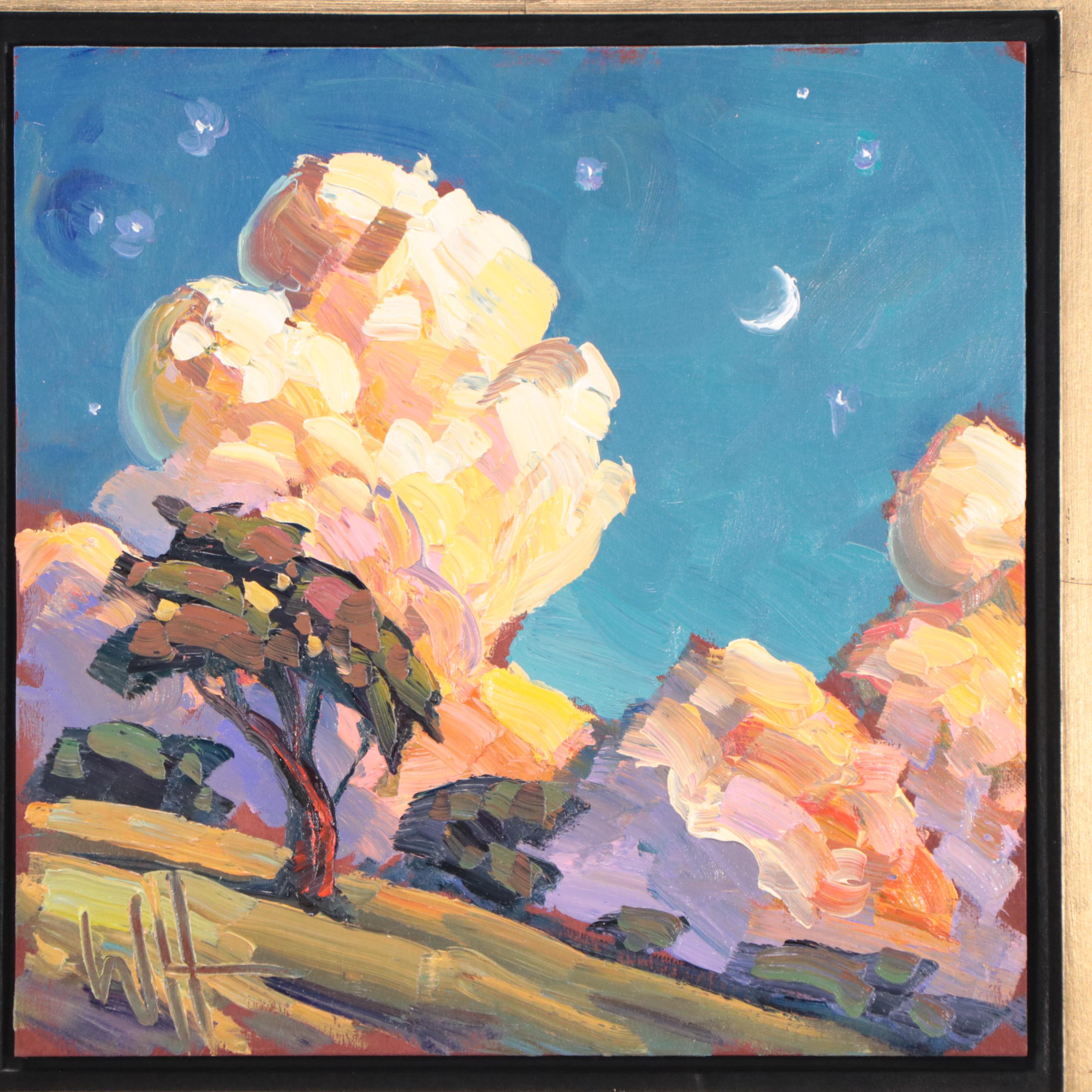 William Hawkins Oil Painting of Landscape, 2023 | EBTH