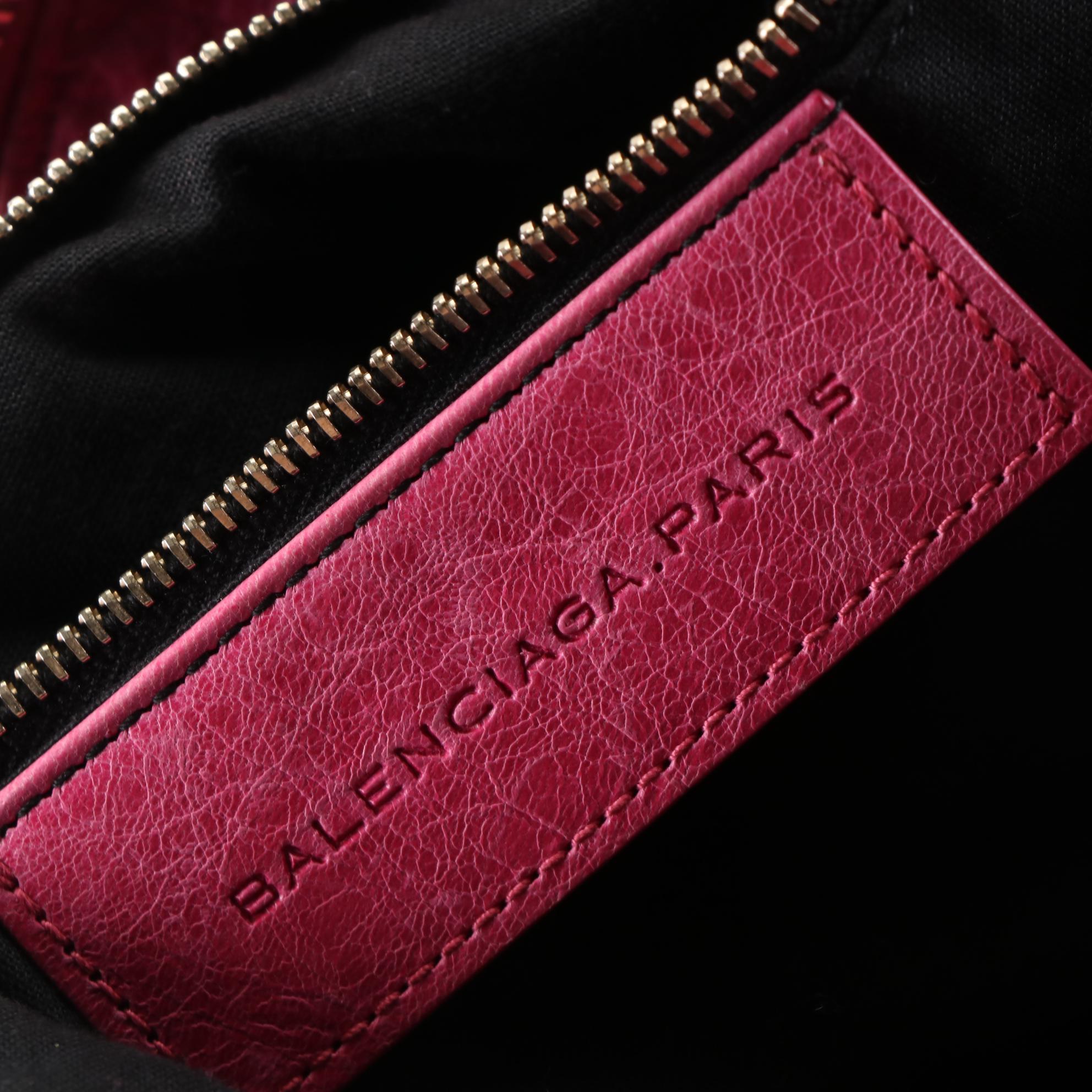 Balenciaga Classic Work Bag in Pink Perforated Leather | EBTH