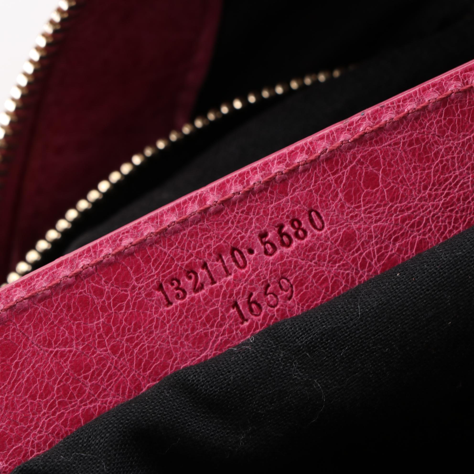 Balenciaga Classic Work Bag in Pink Perforated Leather | EBTH