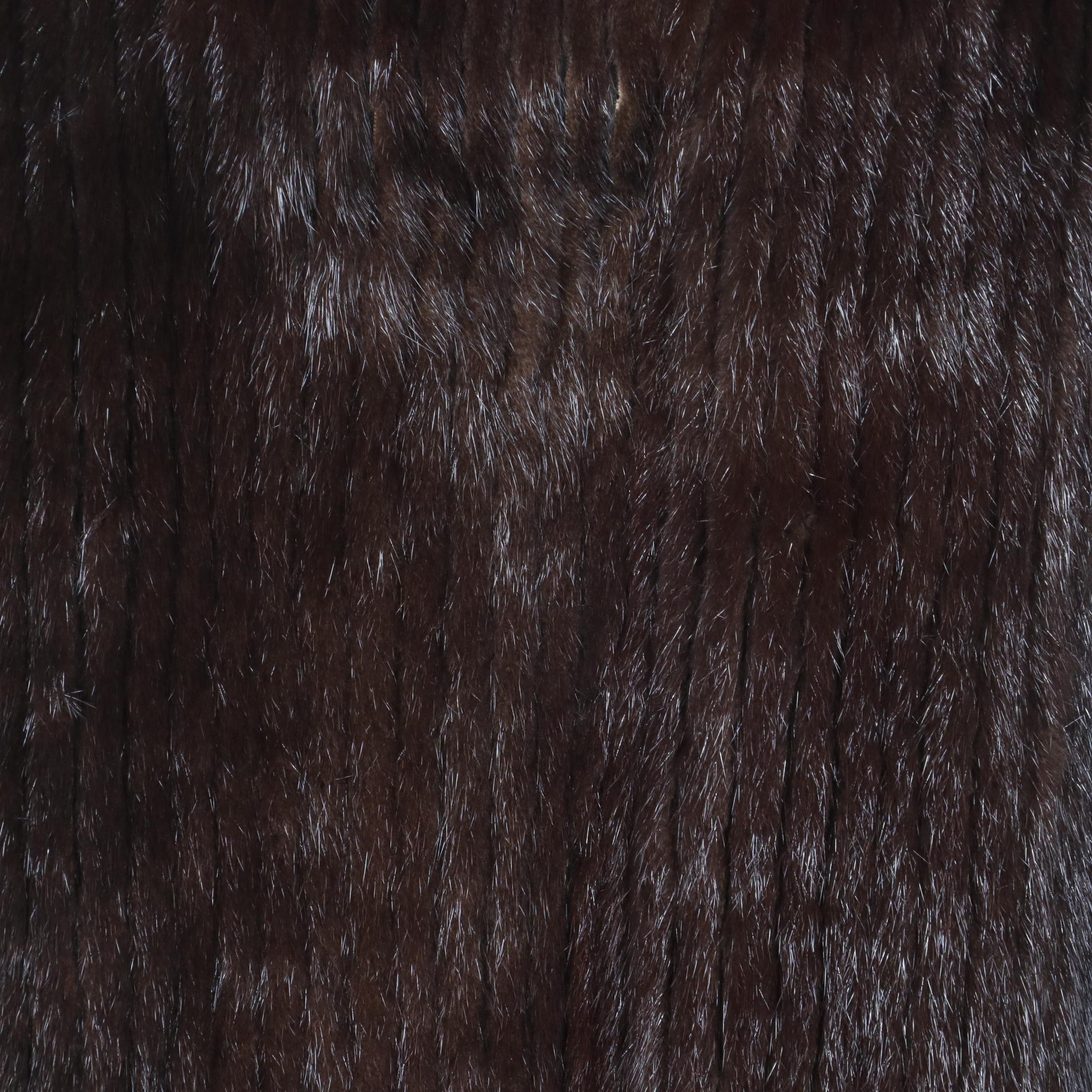 Scandinavian Natural Mink Fur Corded Jacket | EBTH