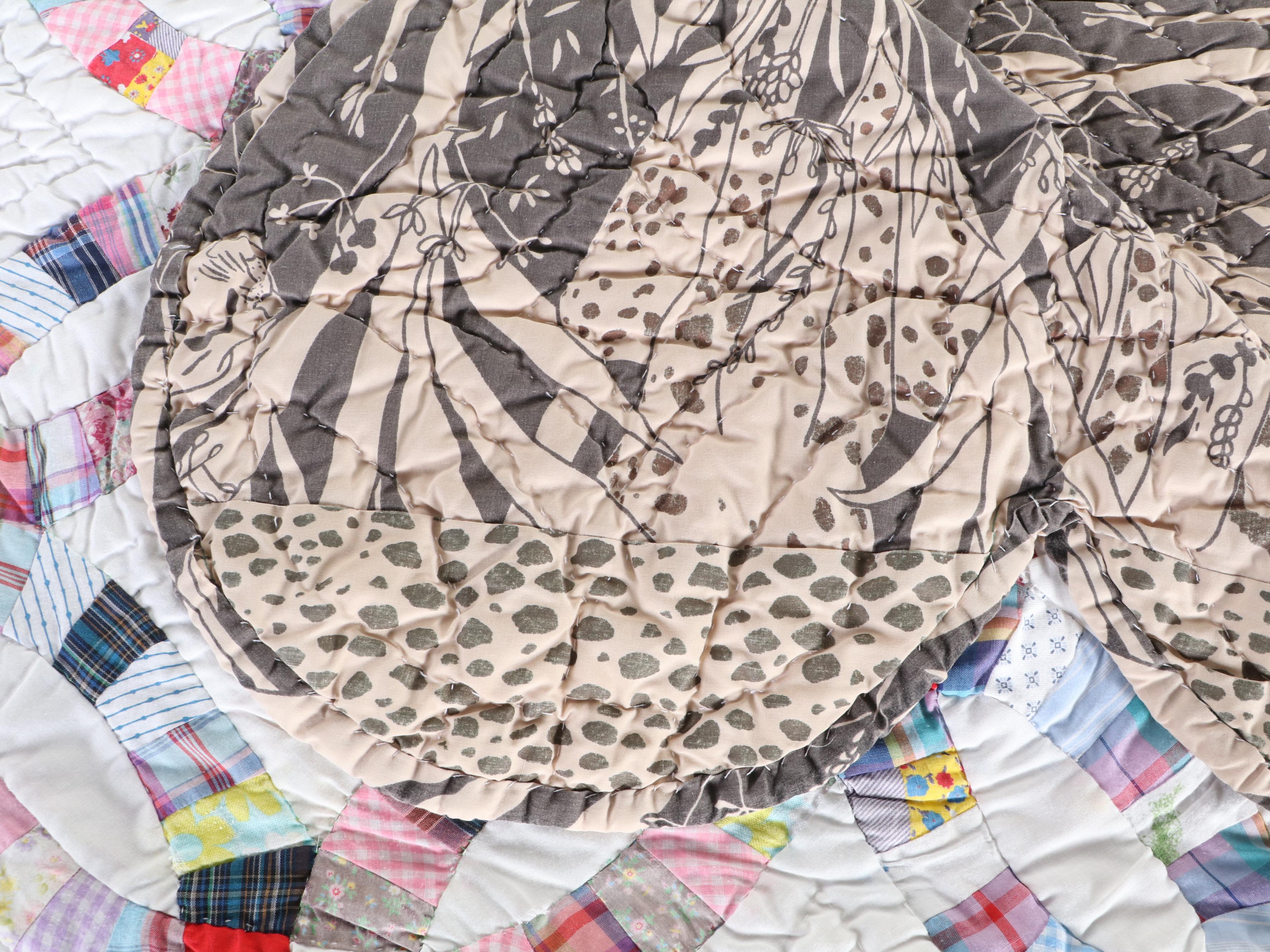 Handmade "Double Wedding Ring" Quilt with Other Handmade Cotton Quilts ...