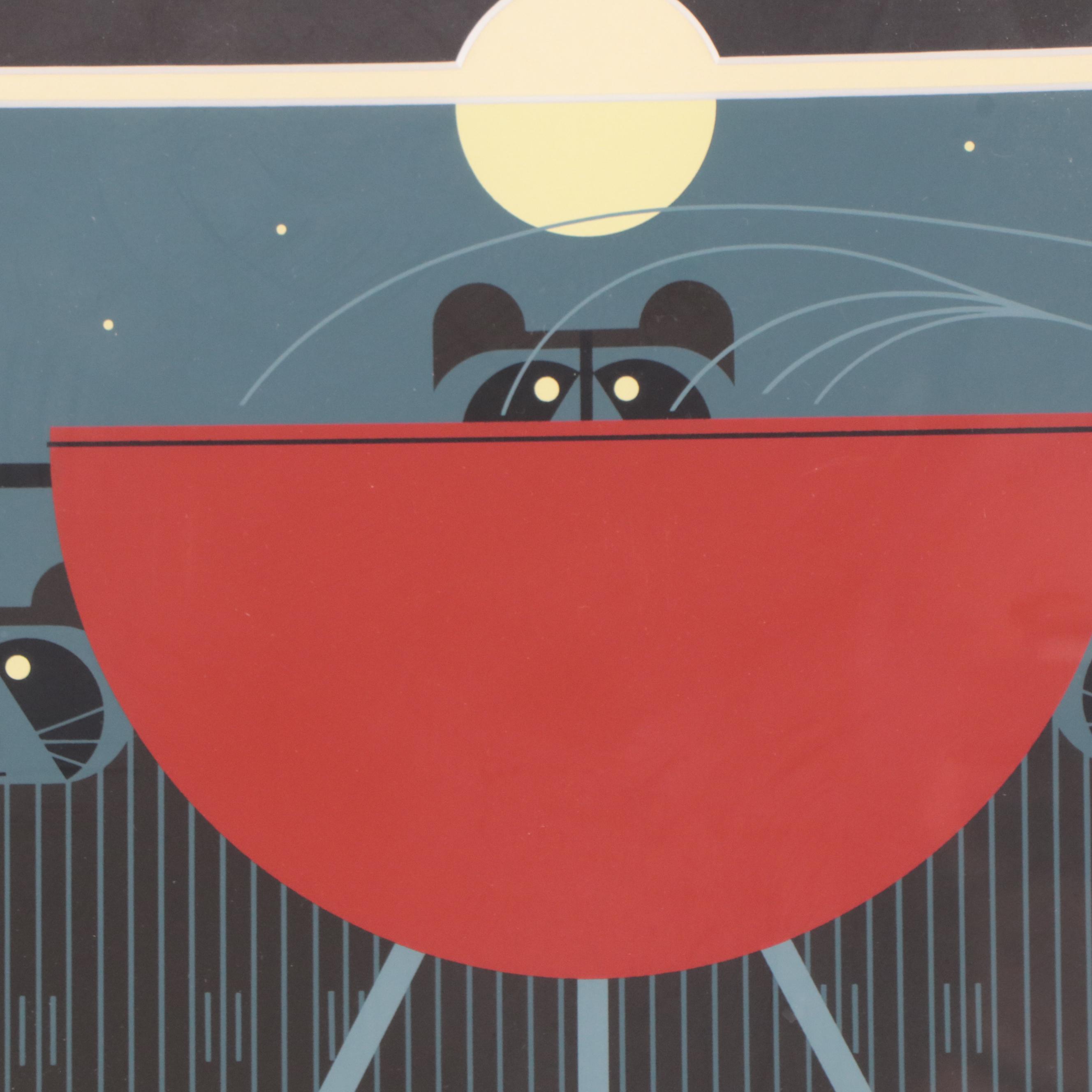 Charley Harper Serigraph "Big Rac Attack" | EBTH